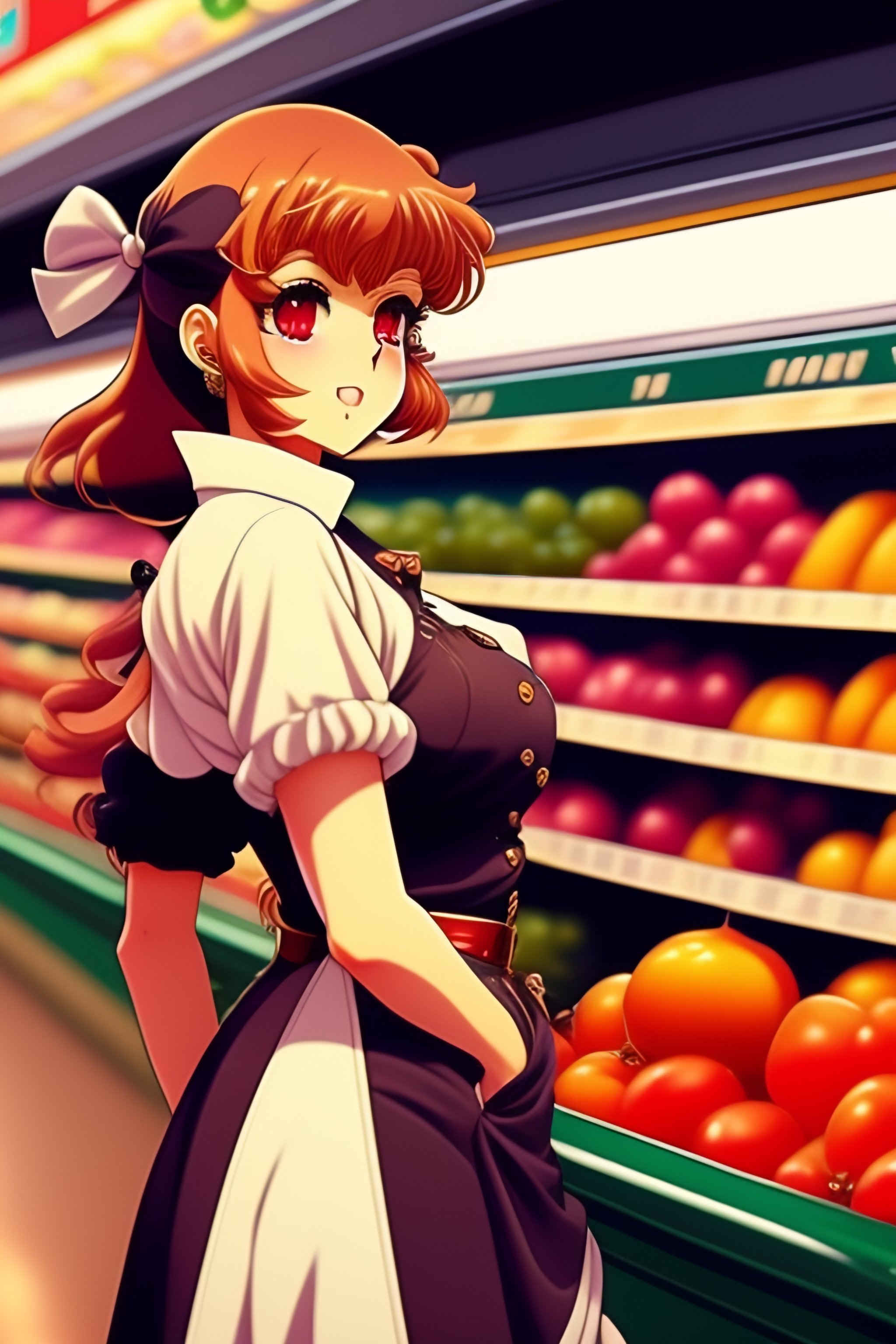 Lexica - In the style of 90's vintage, anime art of a stylish sassy ...