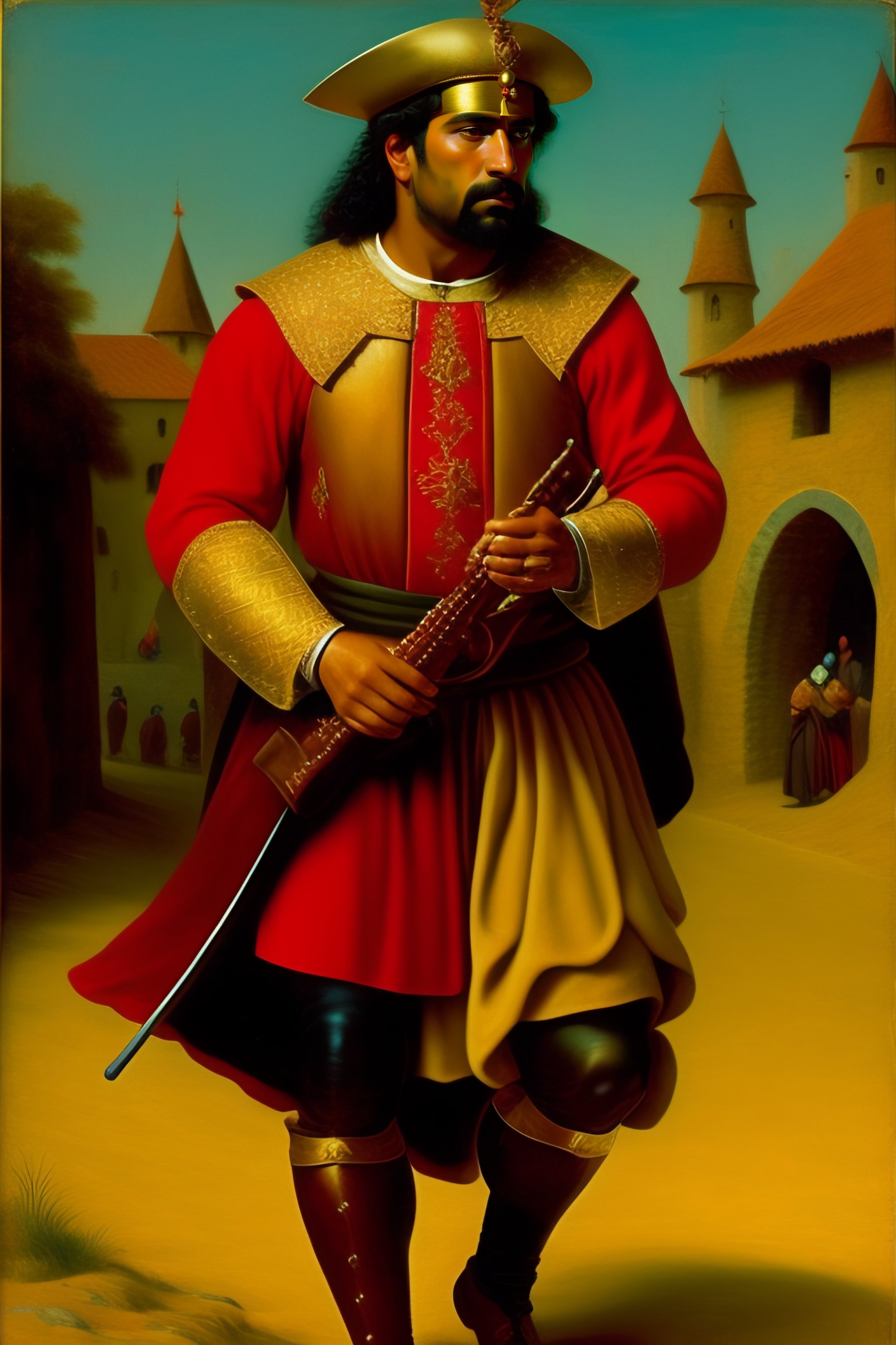 Lexica - Francisco Ortiz as Sancho, in medieval, art
