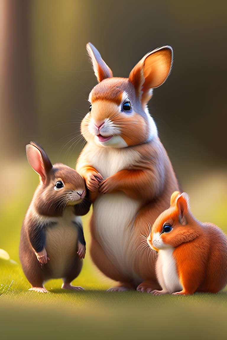 Lexica - Describe Wobbly's friends, Giggles the rabbit and Chuckle the ...