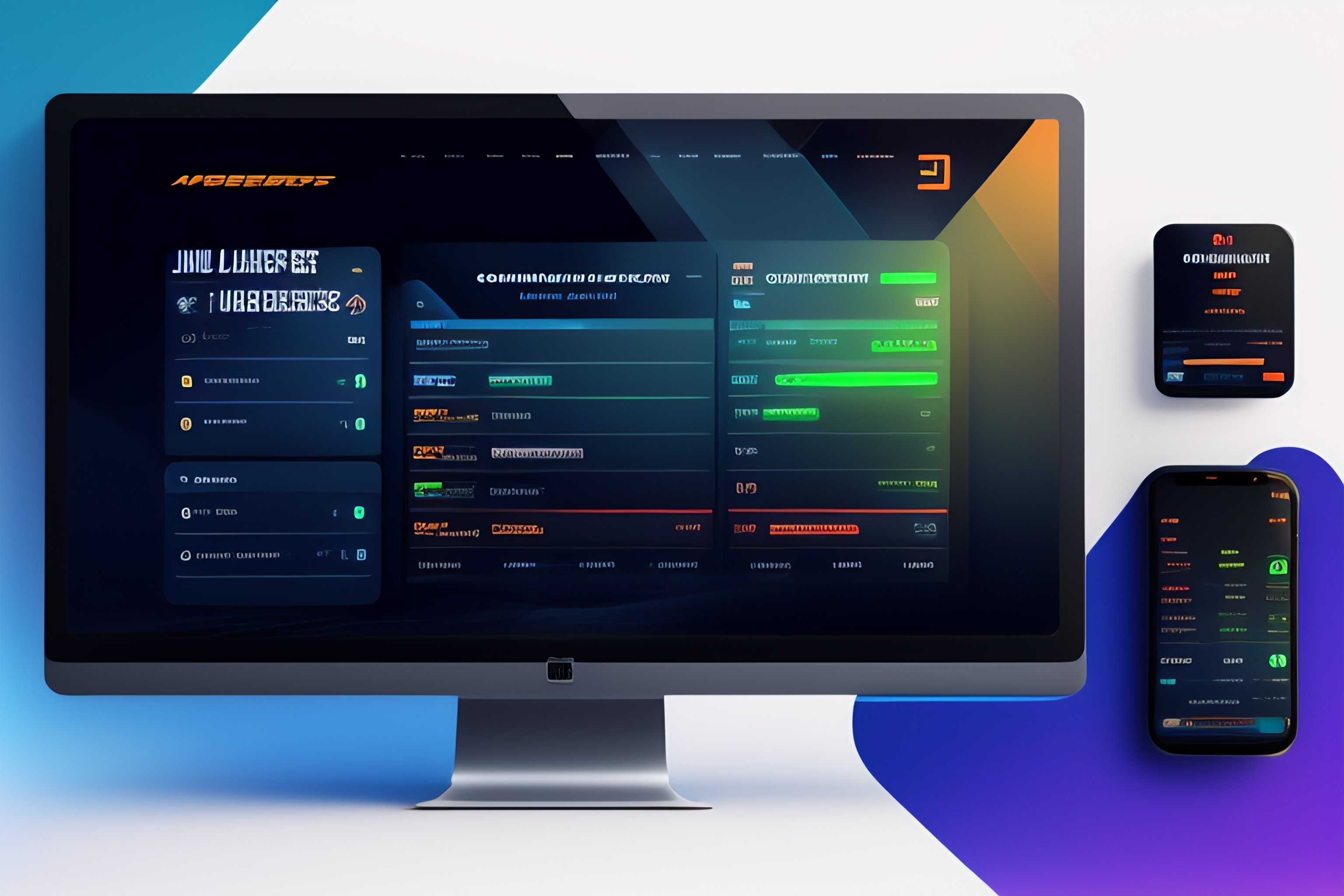 Lexica - Cybersports ladder page UI/UX, aesthetically pleasing design, dark mode