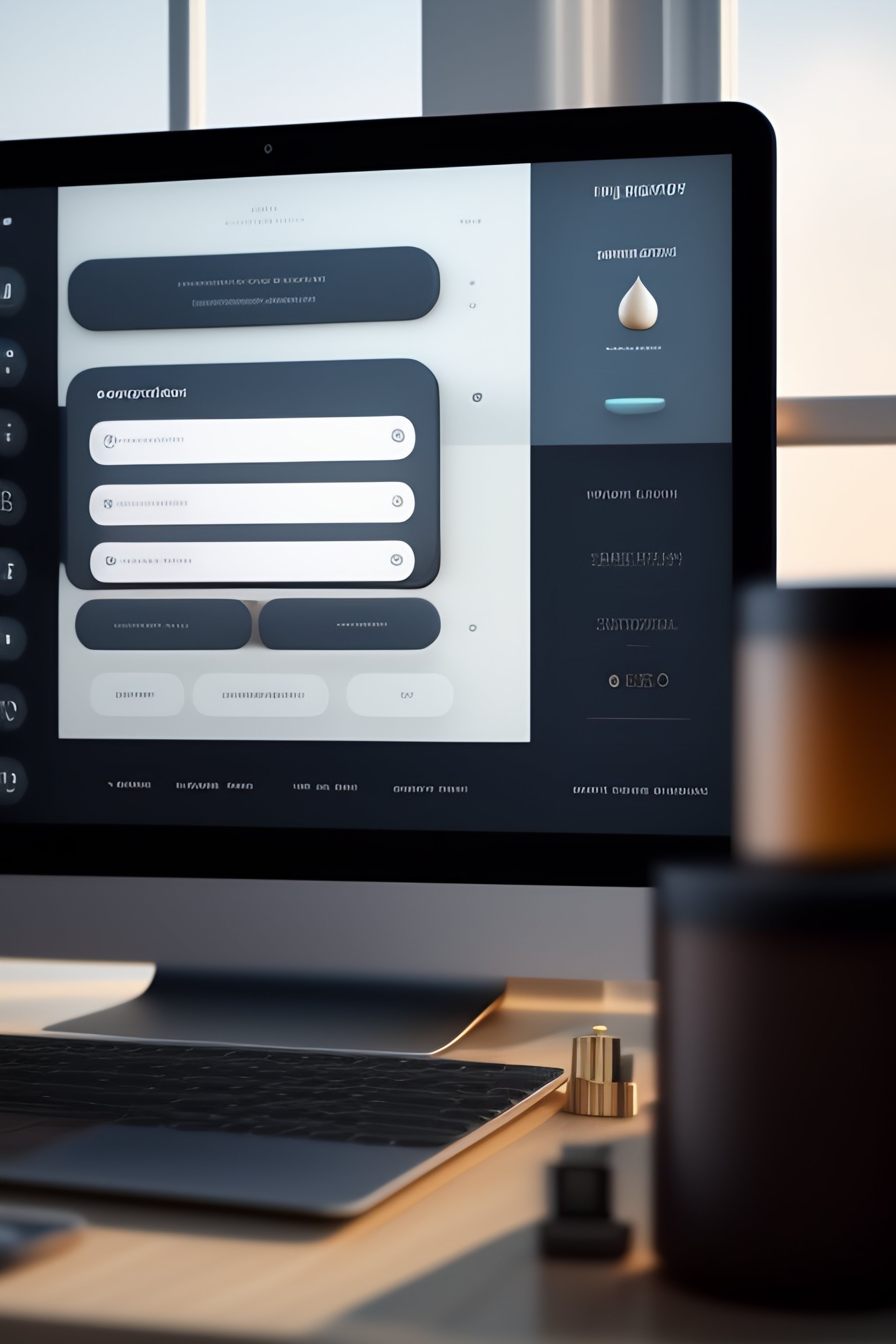 Lexica - User interface of a platform that helps to create cosmetics