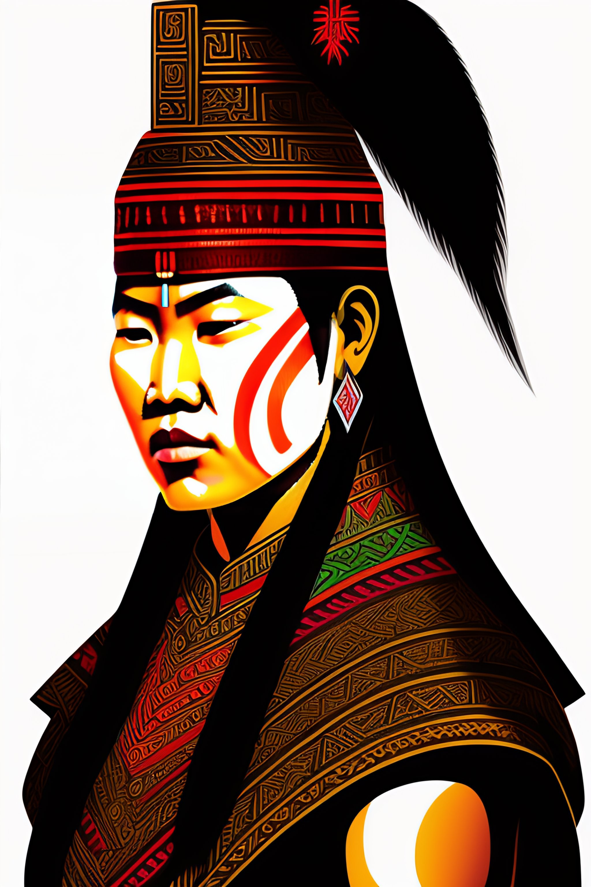 Simple Aztec Drawings