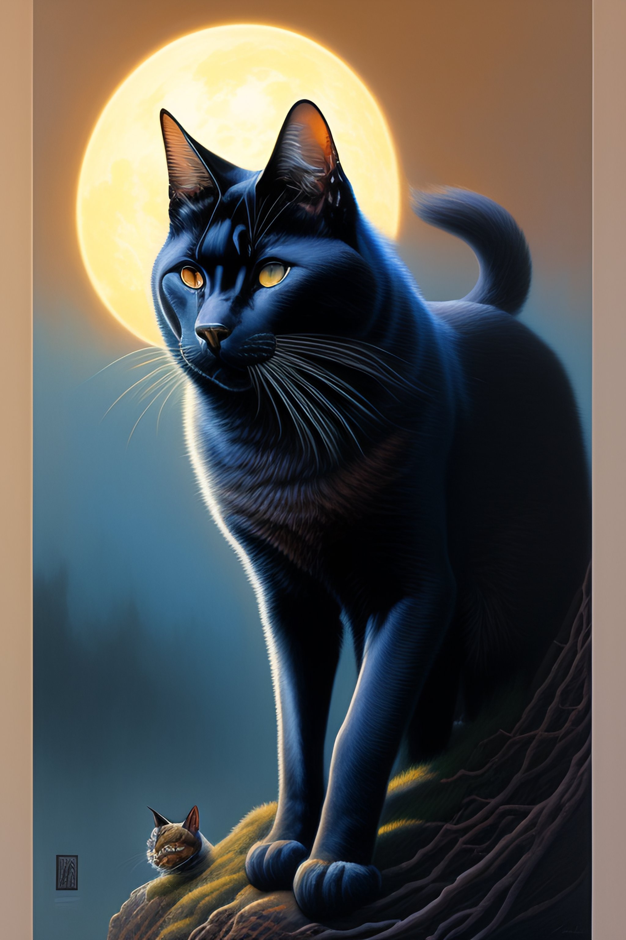 Lexica - Painting of (((((bat cat crossover))))) by zdzislaw beksinski ...