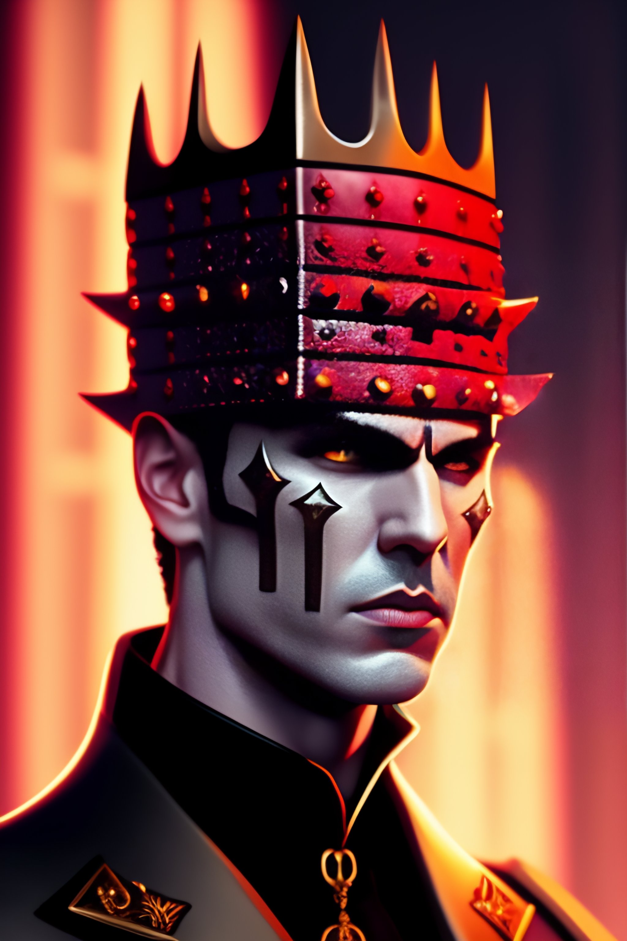 Lexica - Cartoon pfp of hellraiser character