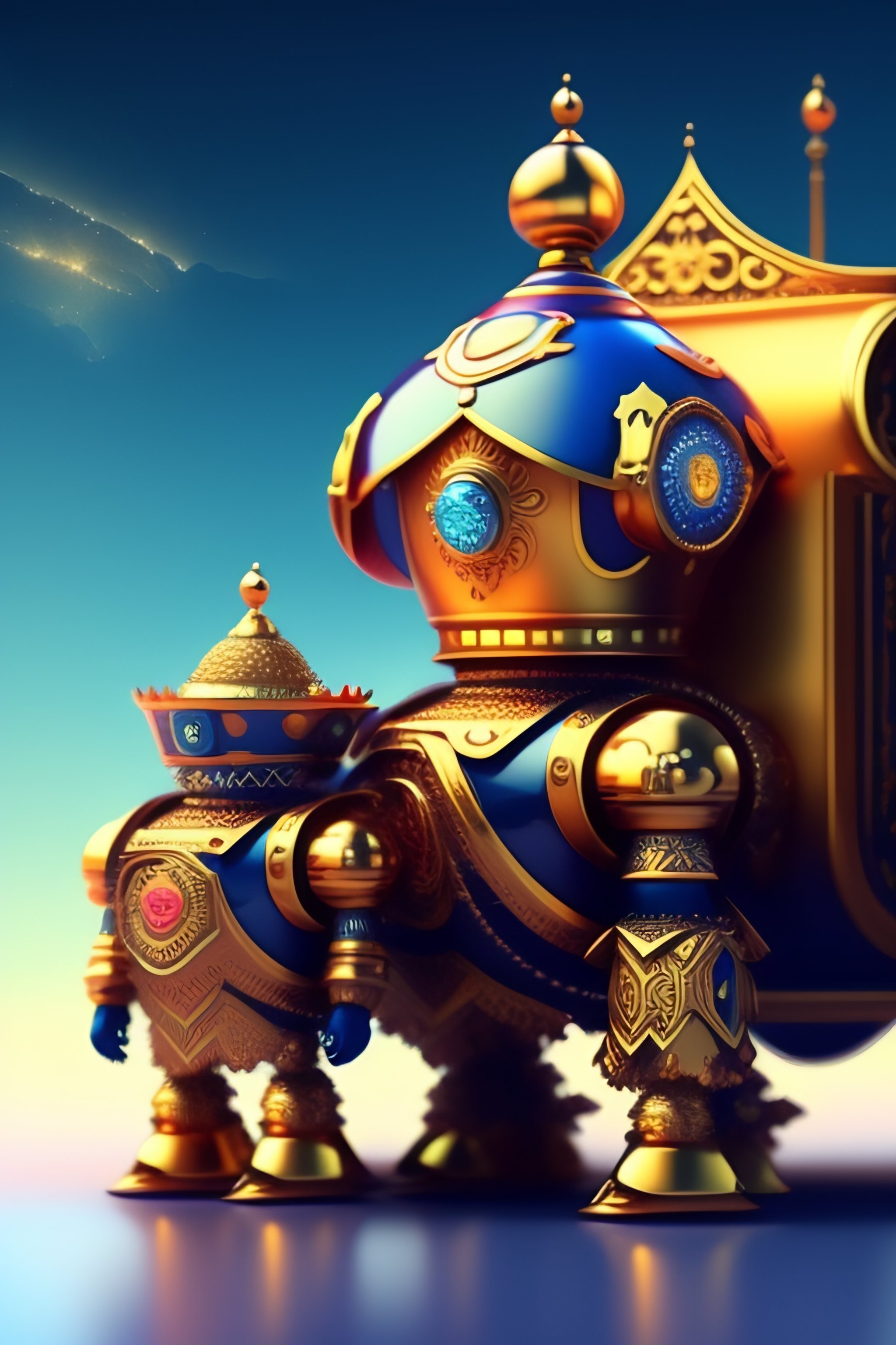 Lexica - Los tres reyes magos con un robot muy cute