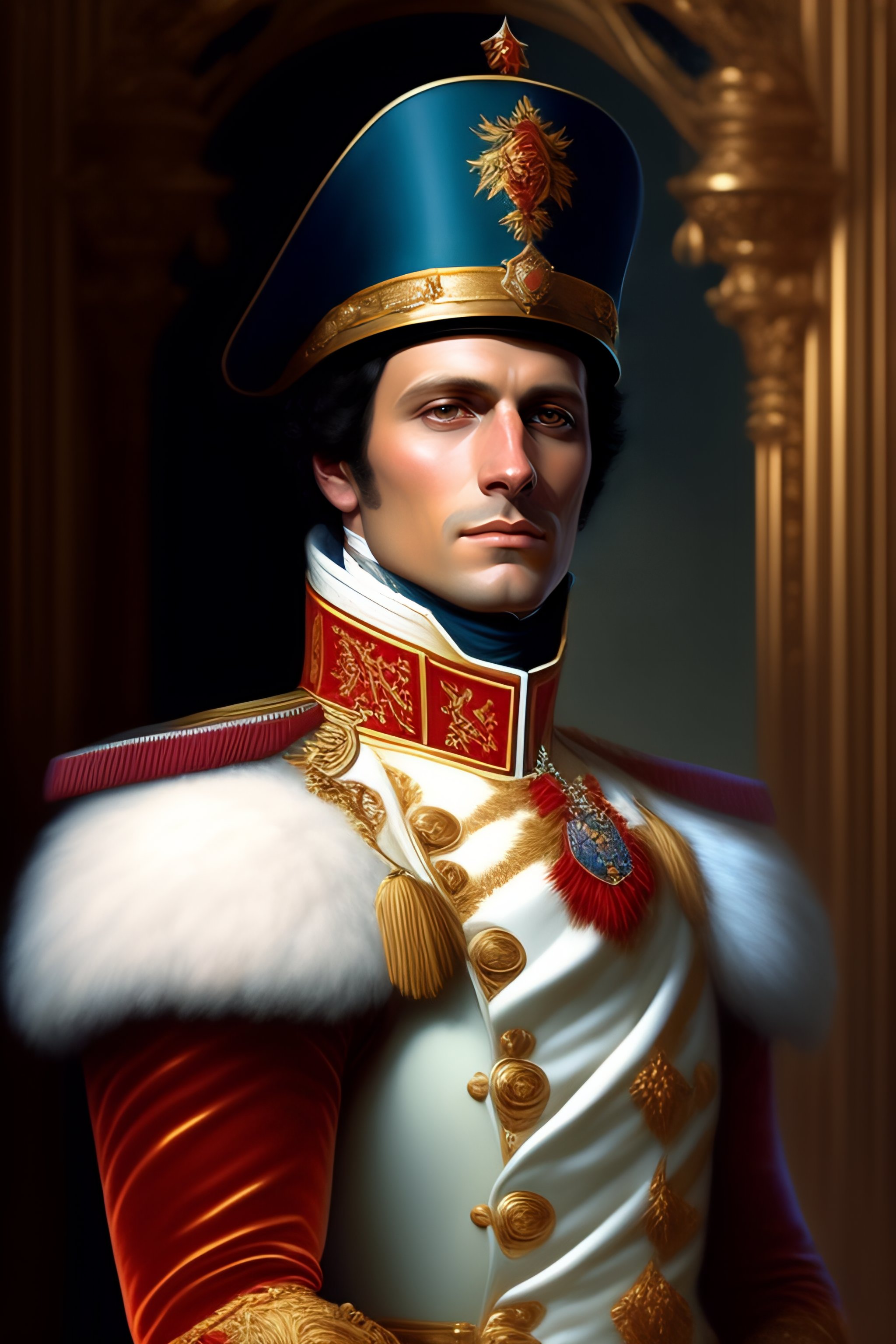 Lexica - Napoleon Bonaparte as a fantasy D&D character, portrait art by ...