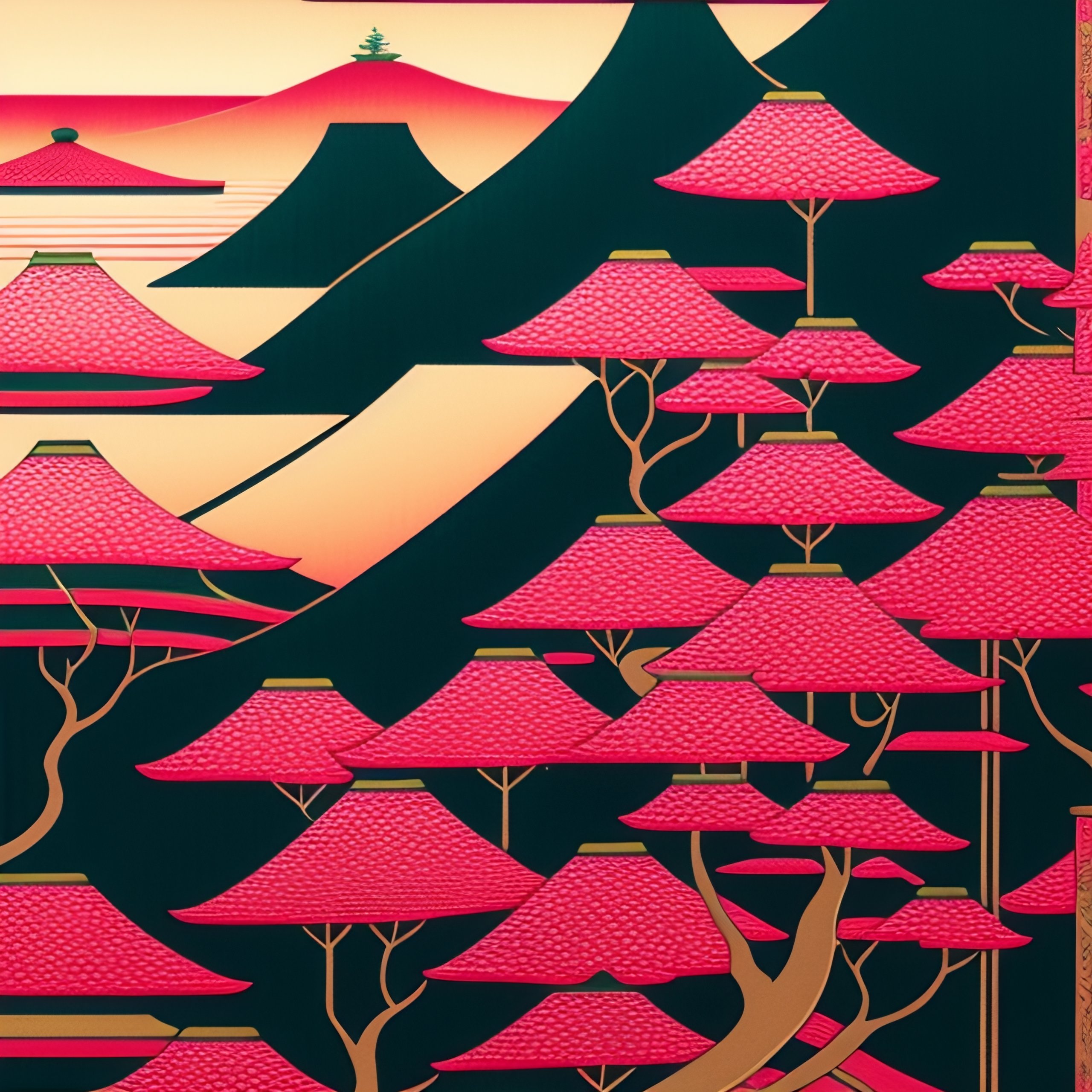 Lexica - Woodblock print by Taguchi Tomoki, Yatsuo no Tsubaki ...