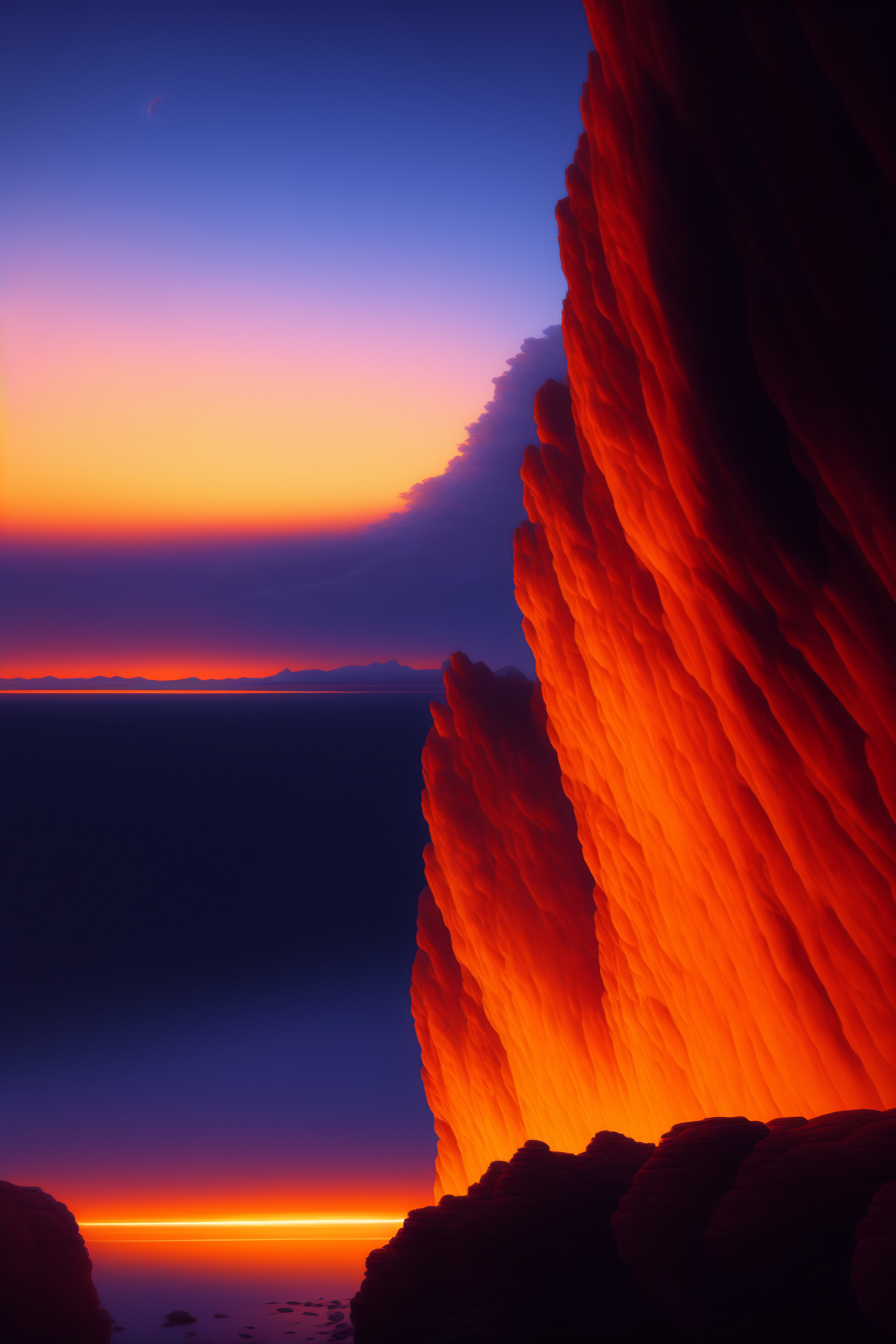 Lexica - Unimaginable infrared twilight, detailed, centered, digital ...