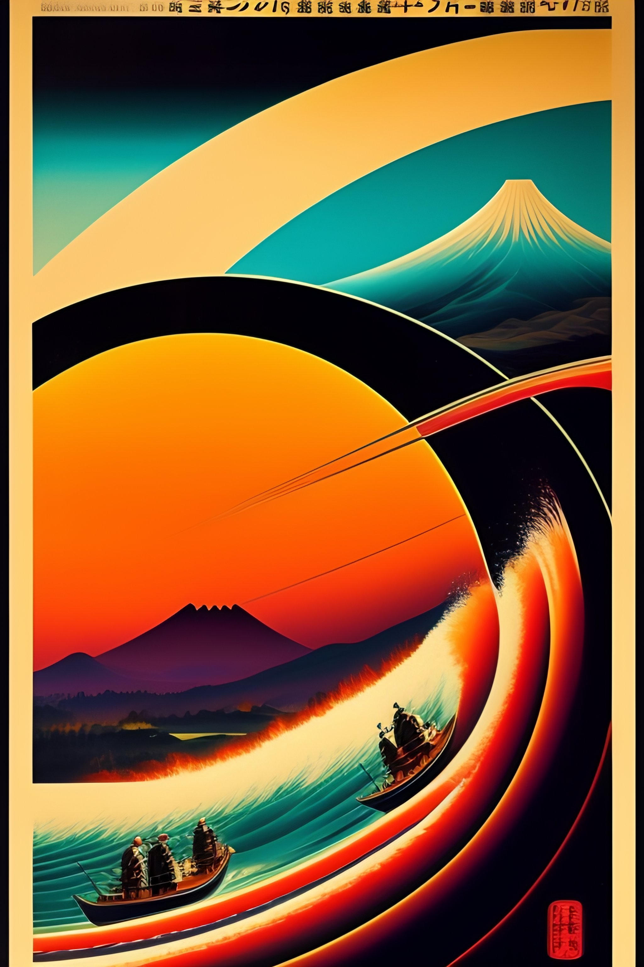 Lexica - Vintage japanese poster