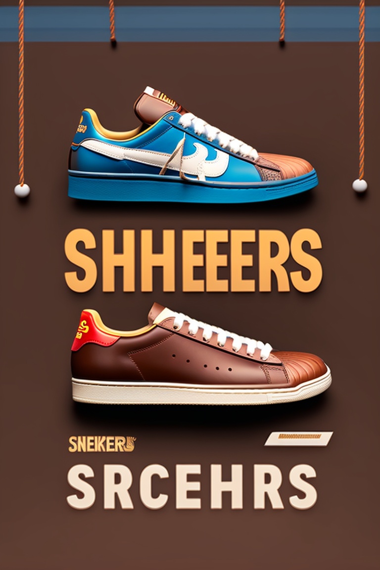 Lexica - Creative advertising of sneakers in the style of chocolate ...