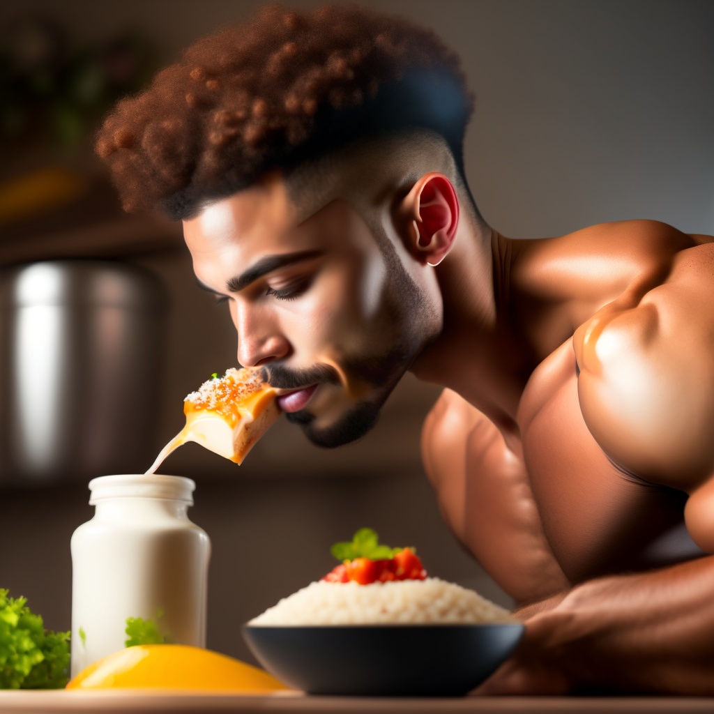 Lexica - A captivating photograph showcasing a thin man enjoying a ...