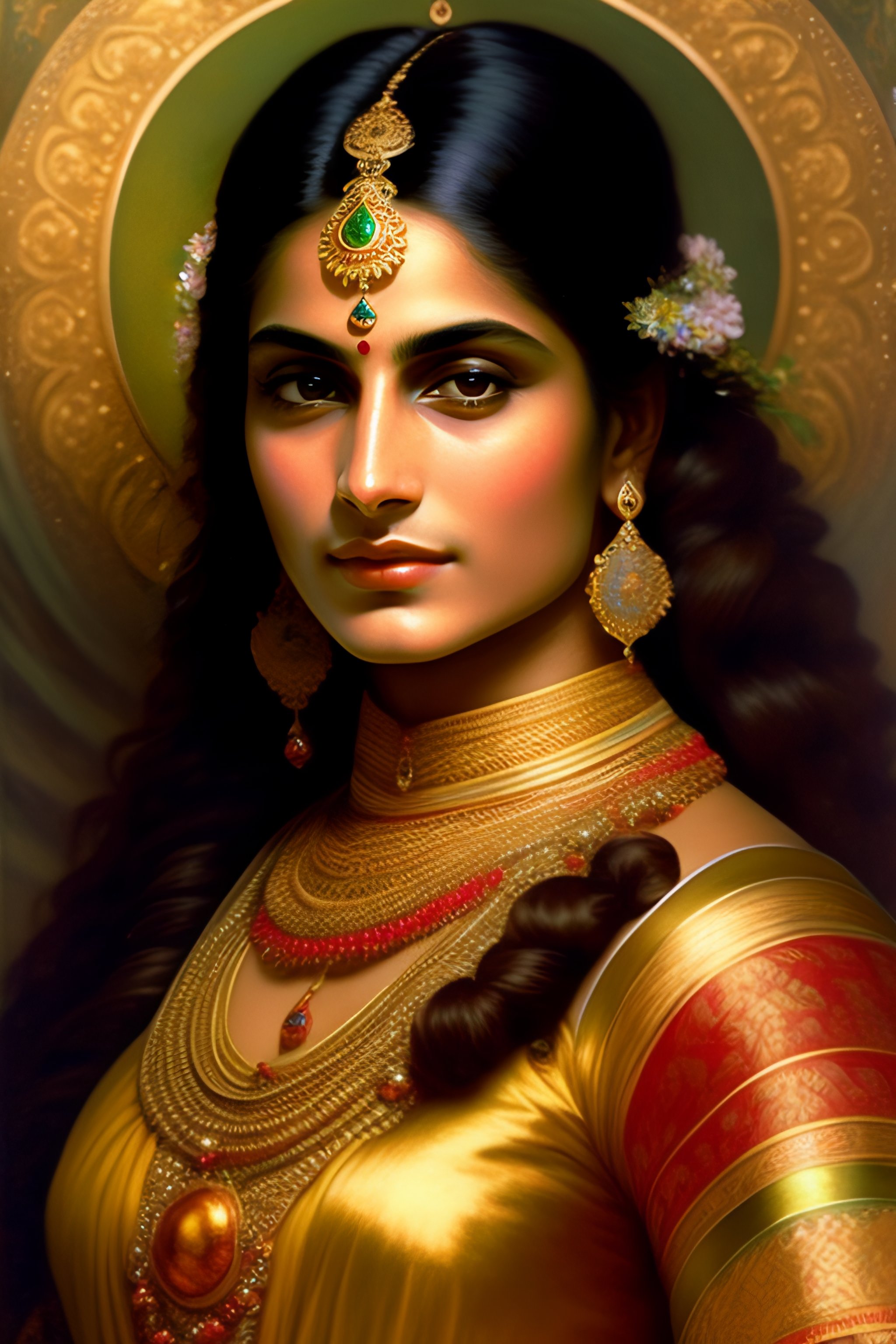 Lexica - Beautiful portrait of an attractive inidan Princess, priyank ...