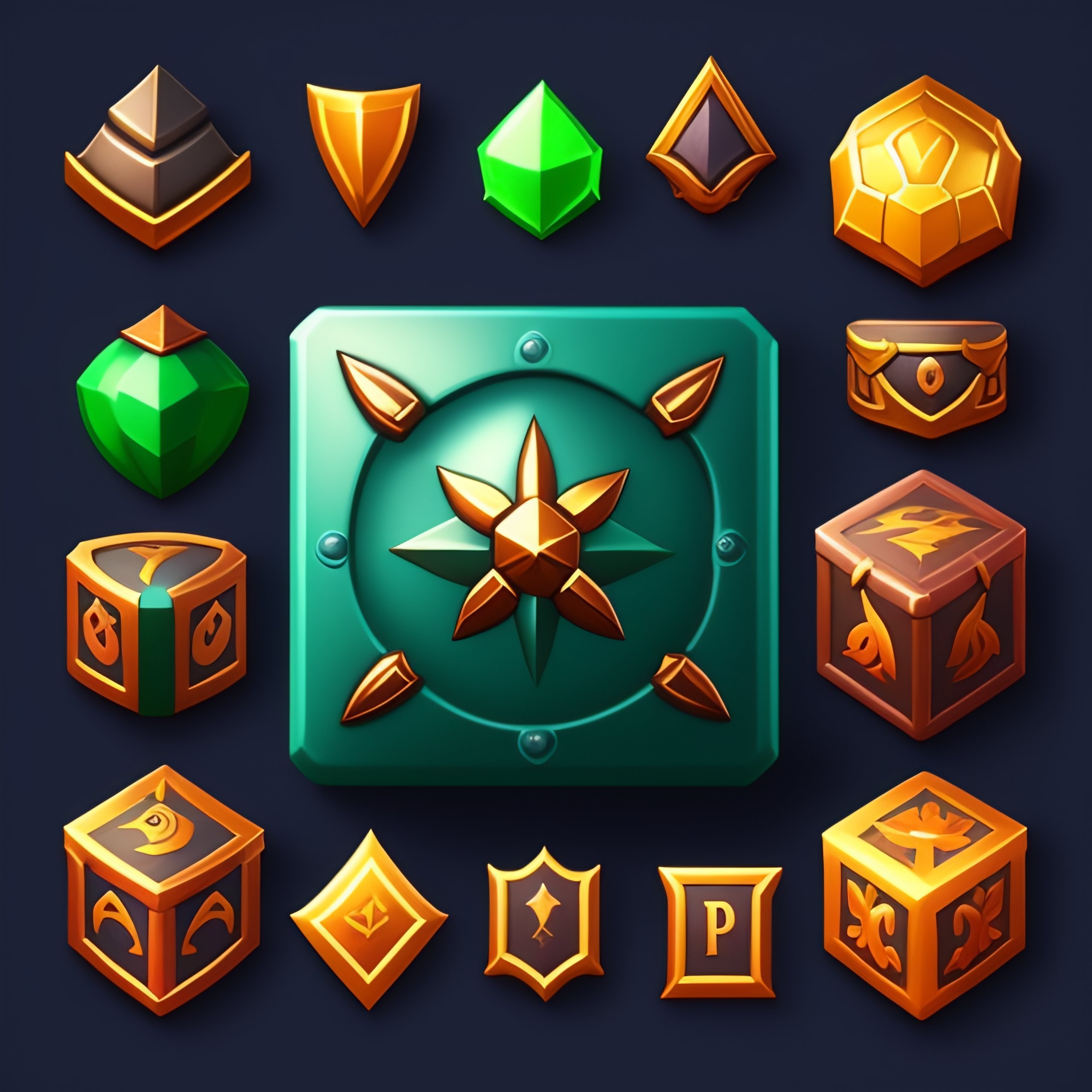 Lexica - Stylized RPG game icons skill