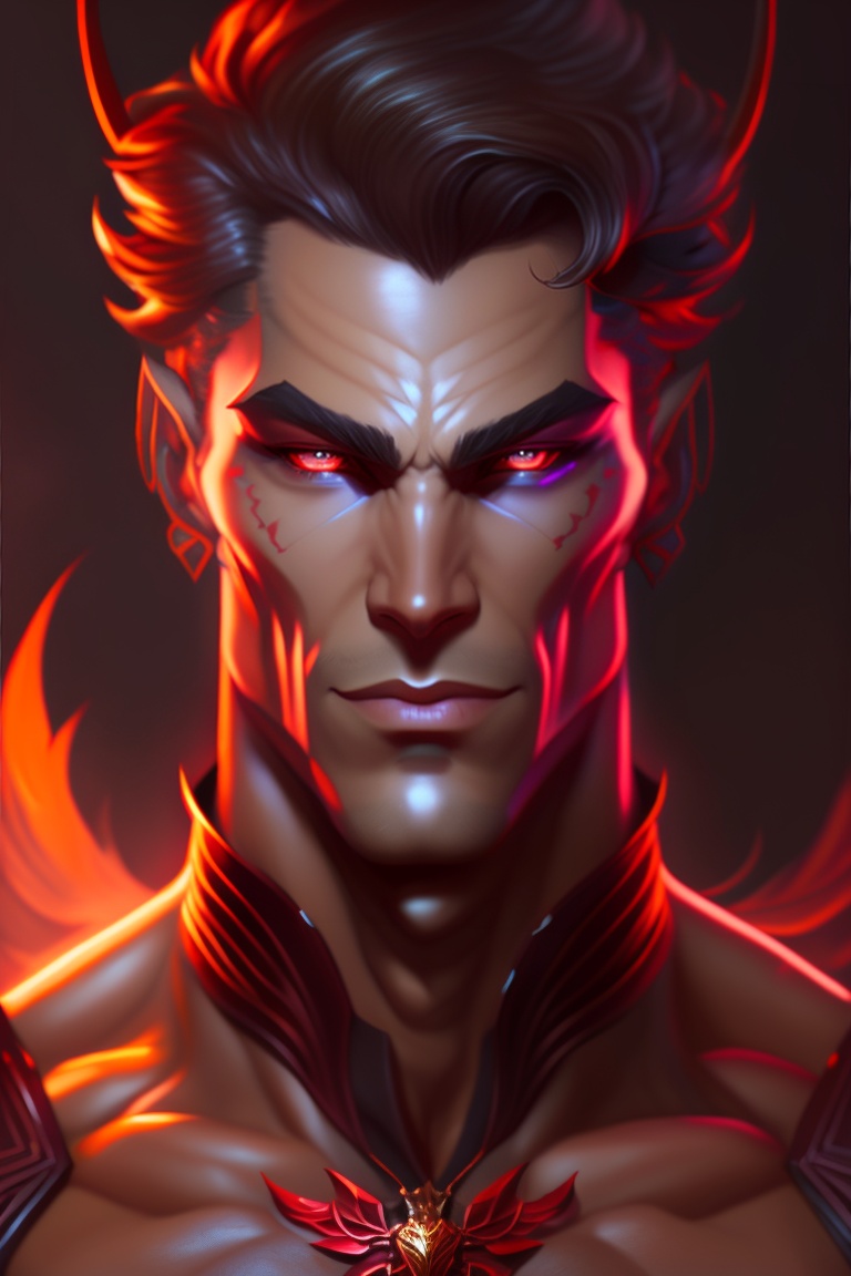 Lexica - Demon Spider-Man, crimson eyes, transformation that reflects ...