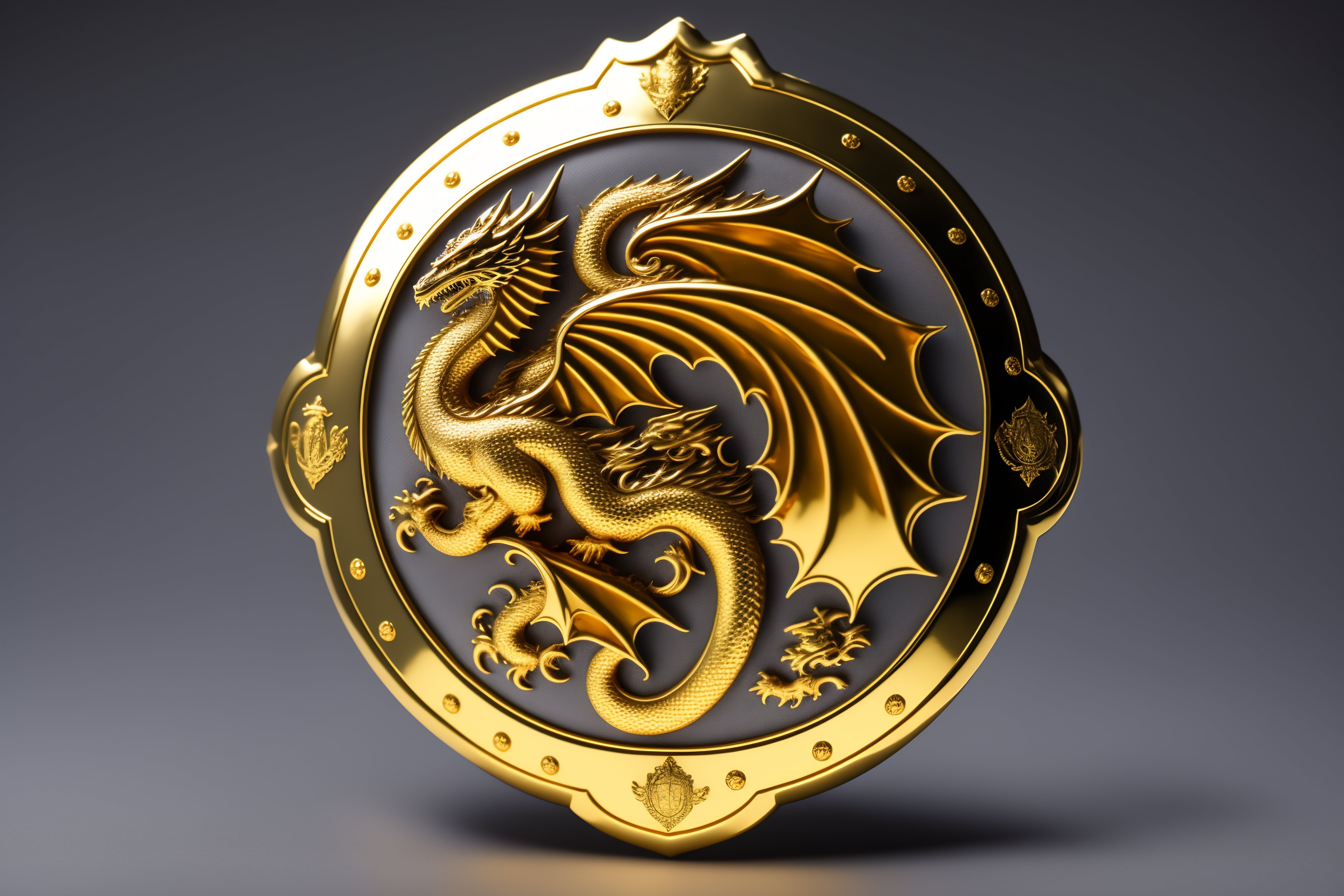 Chinese Dragon Front View