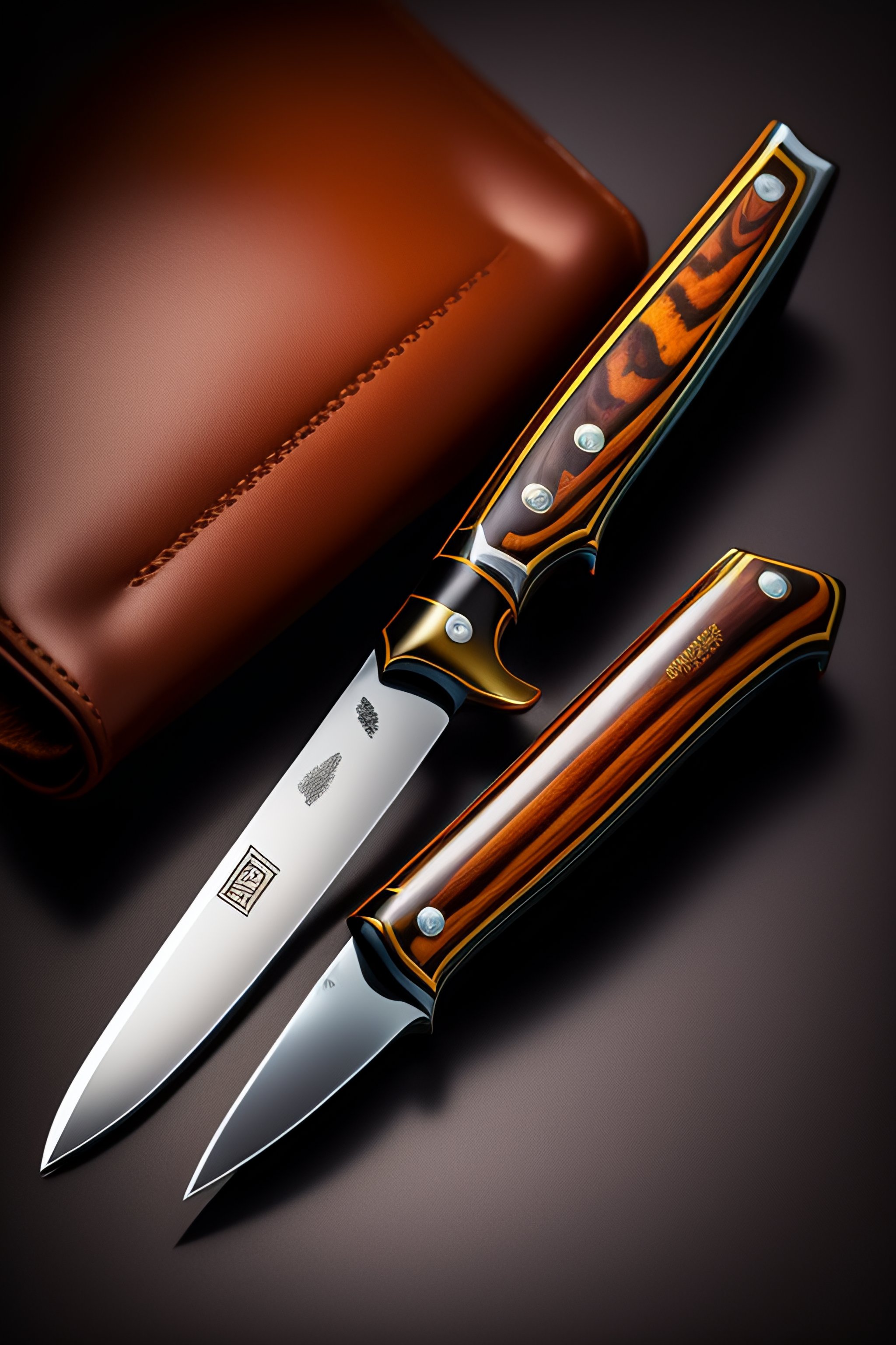 Lexica - Old school ,OKAPI ratchet knife with shine in blade