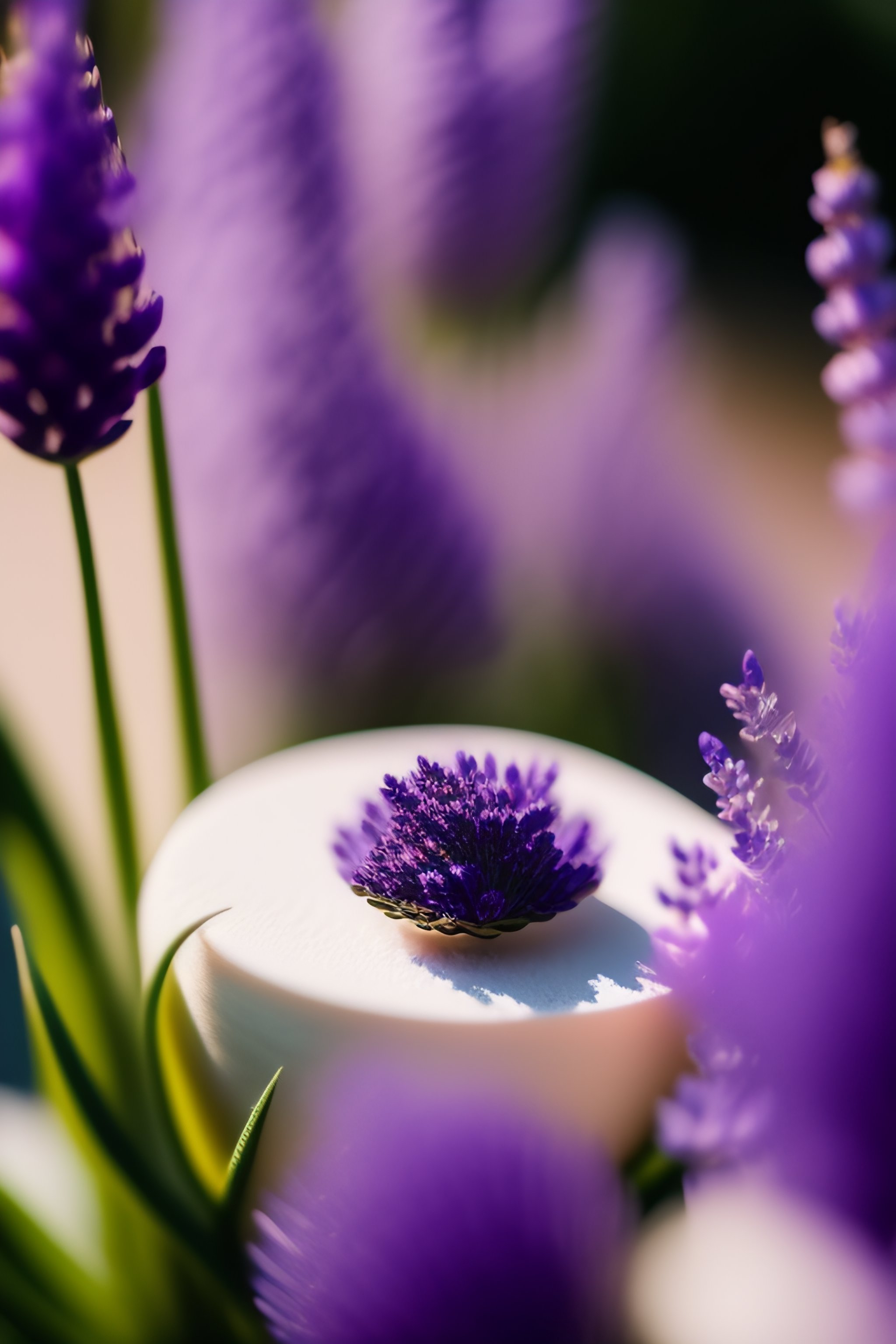 Lexica - Small lavender flowers + minimal + abstract + wedding + summer