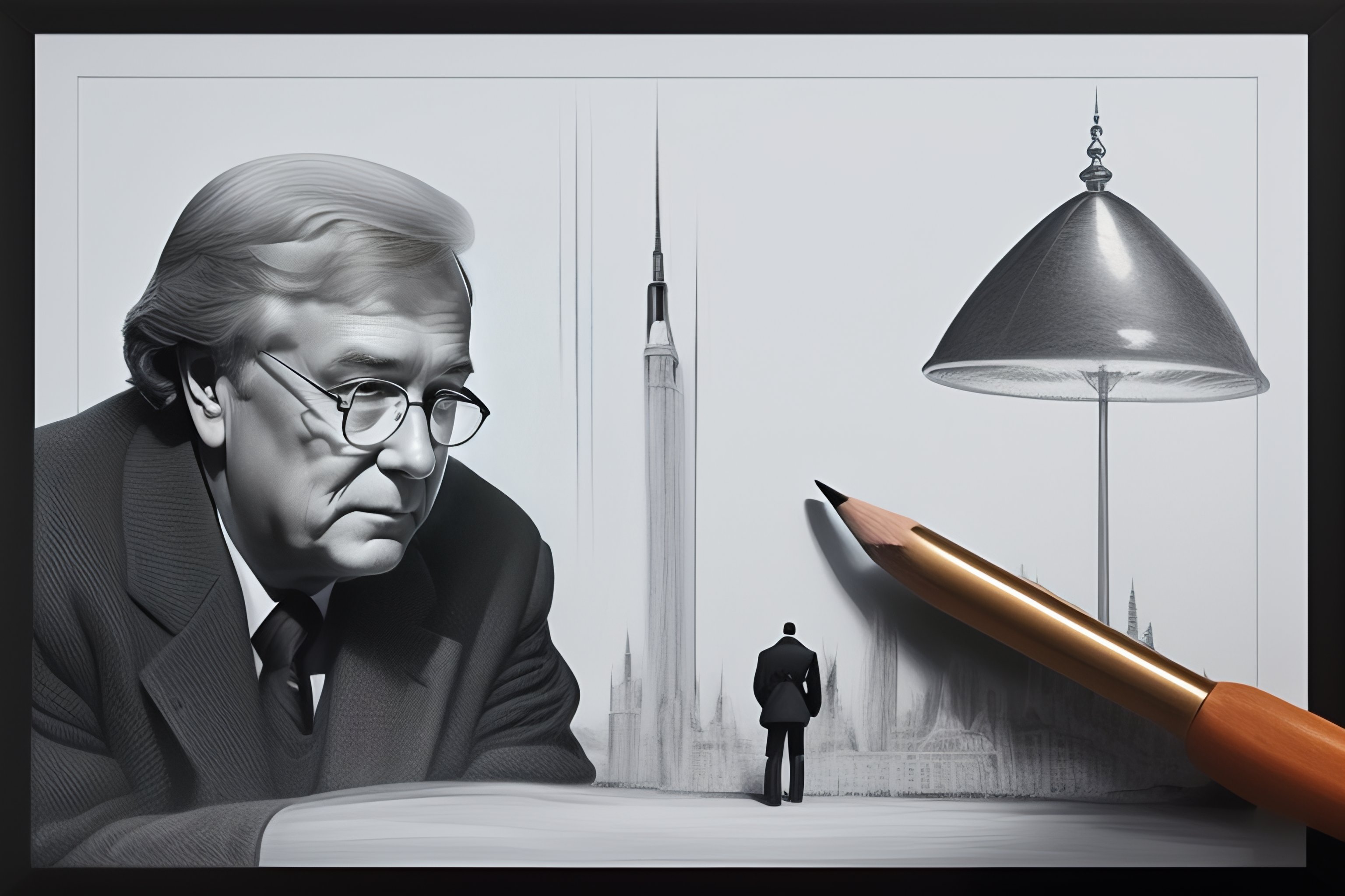 Lexica - Draw a picture of a curious man and woman