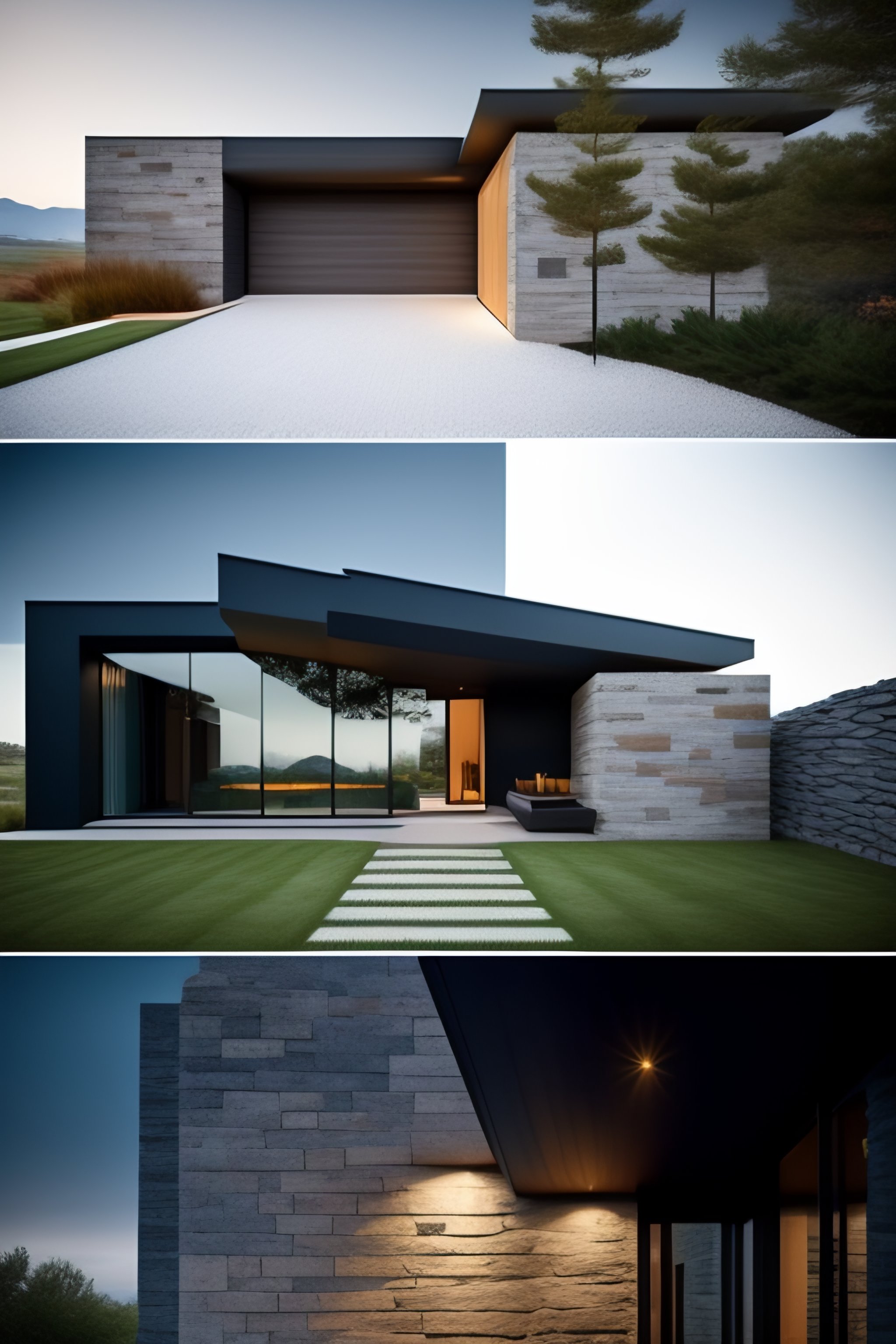 Lexica - The residence features a stunning wall compound with a ...