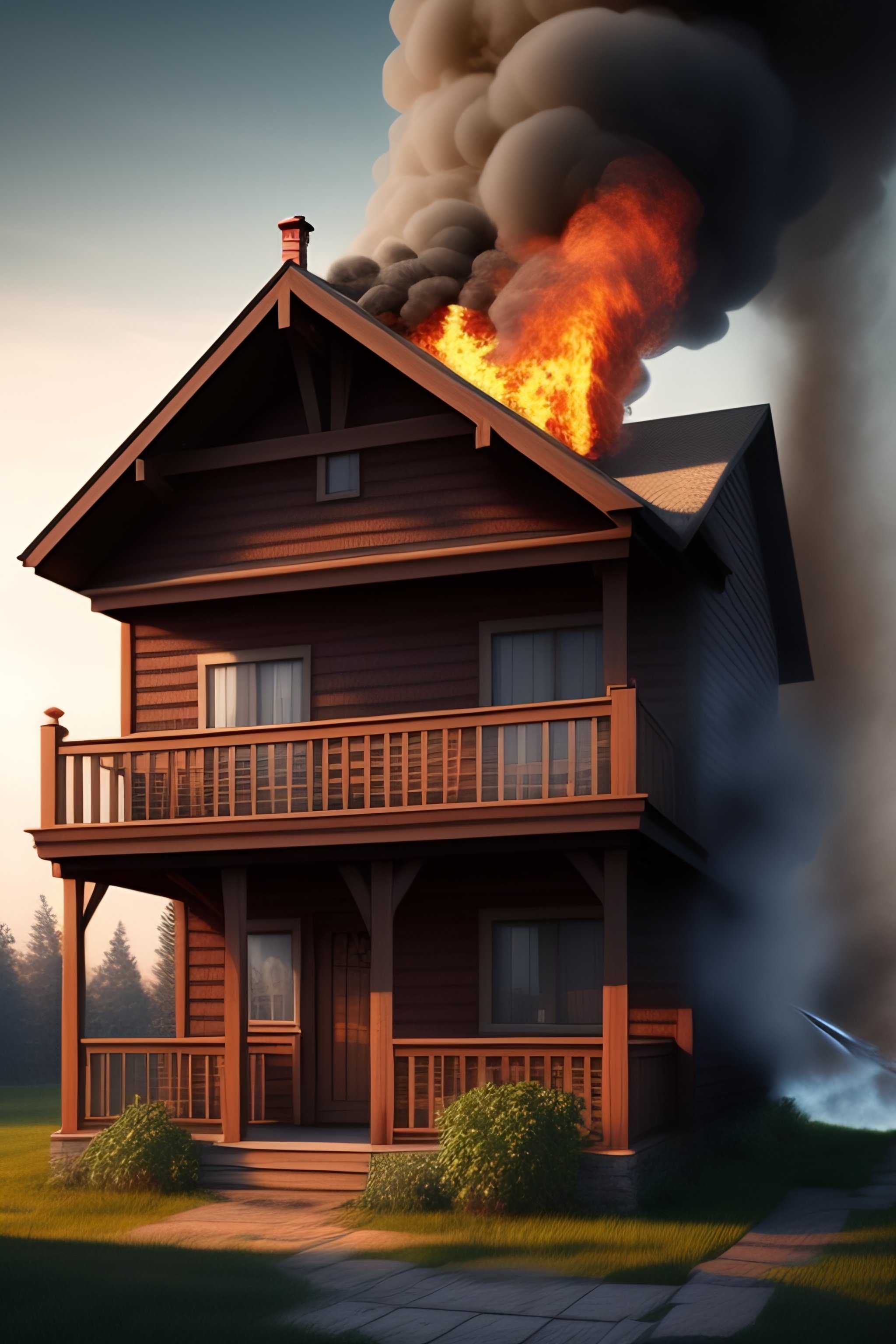 Lexica - House and hearth on fire