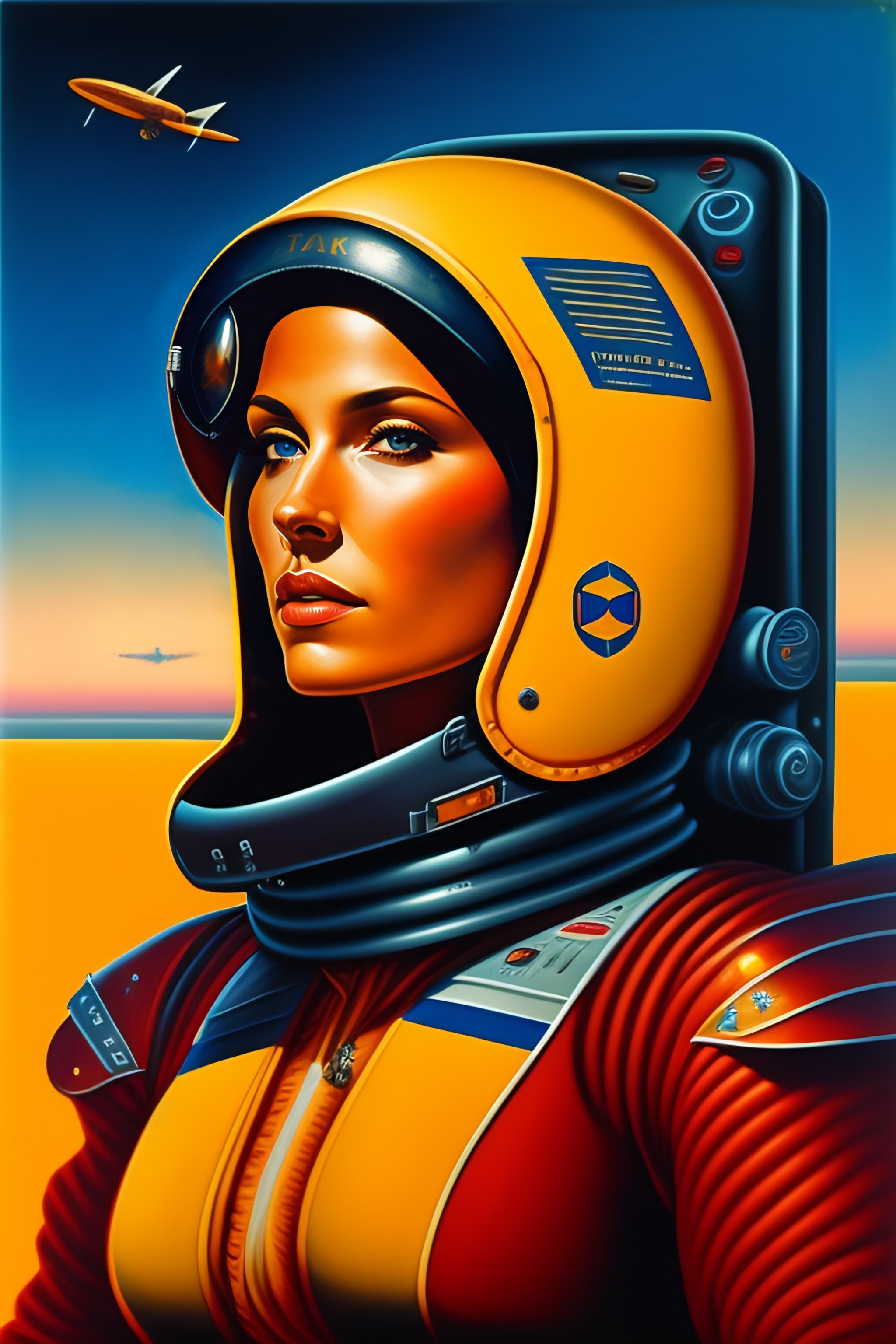 Lexica - Cyborg pilot, women, interior cockpit, low detail, 2d image ...