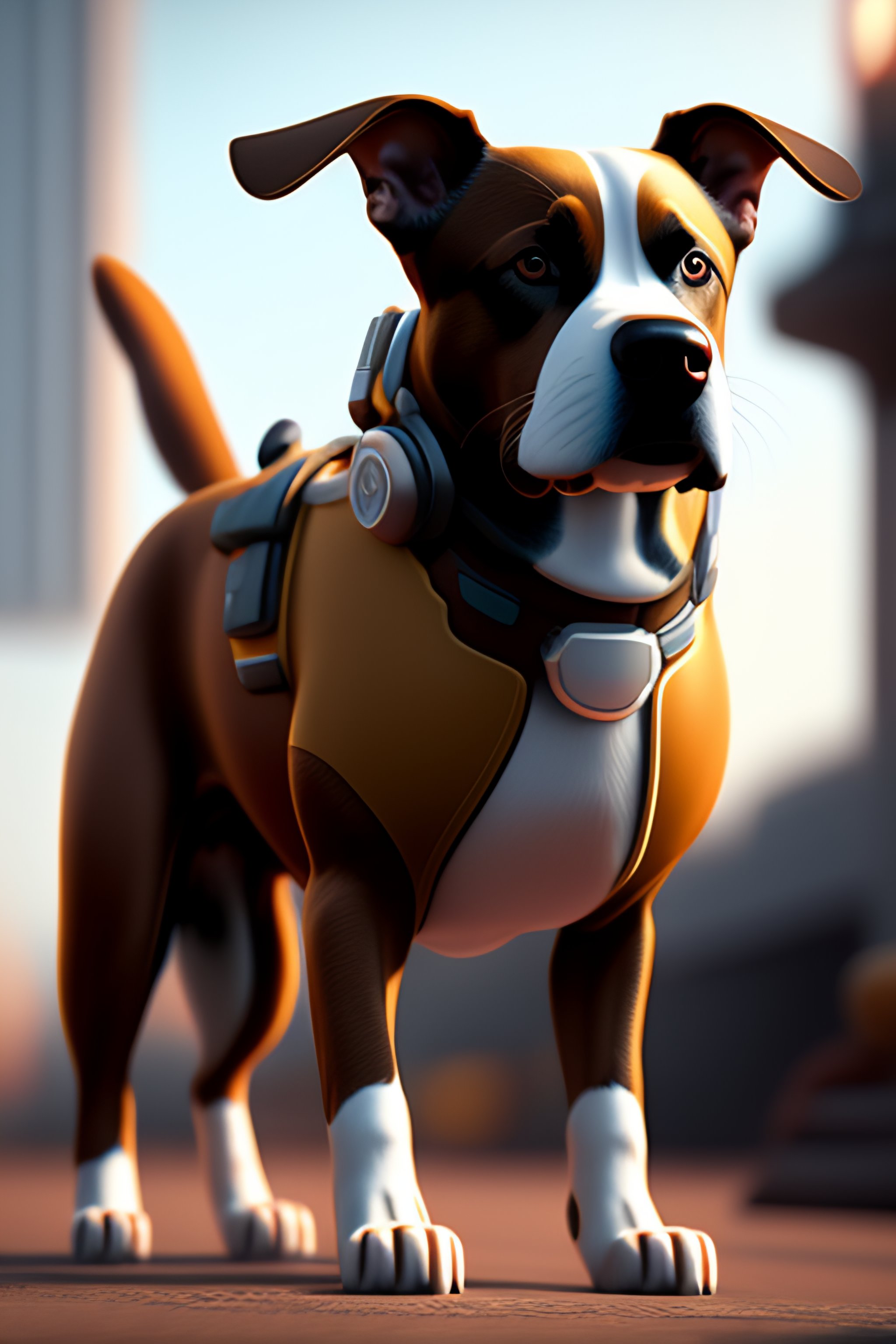 Lexica - Dog robot, 3d rendered, highly detailed, 8k, octane render ...