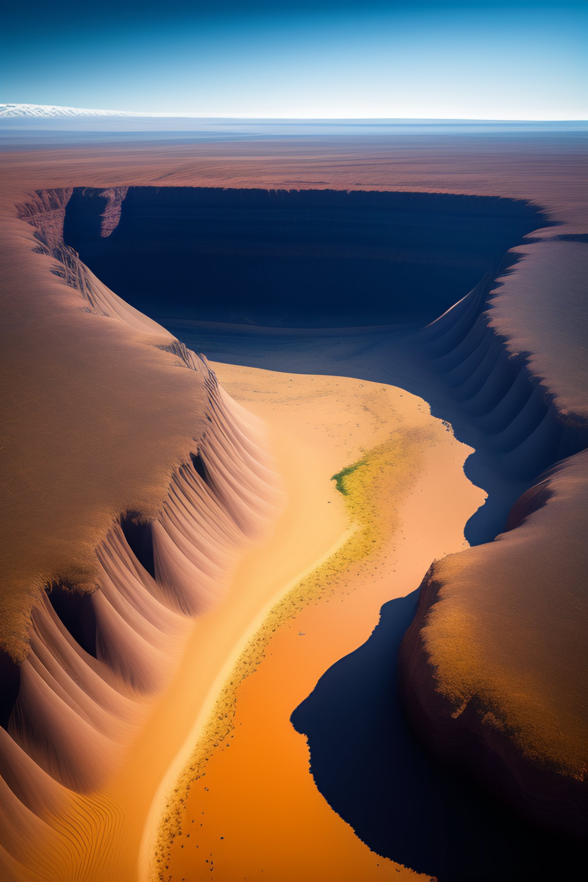 Lexica Worm Swallowing Earth Aerial View 8k Hyper Realistic