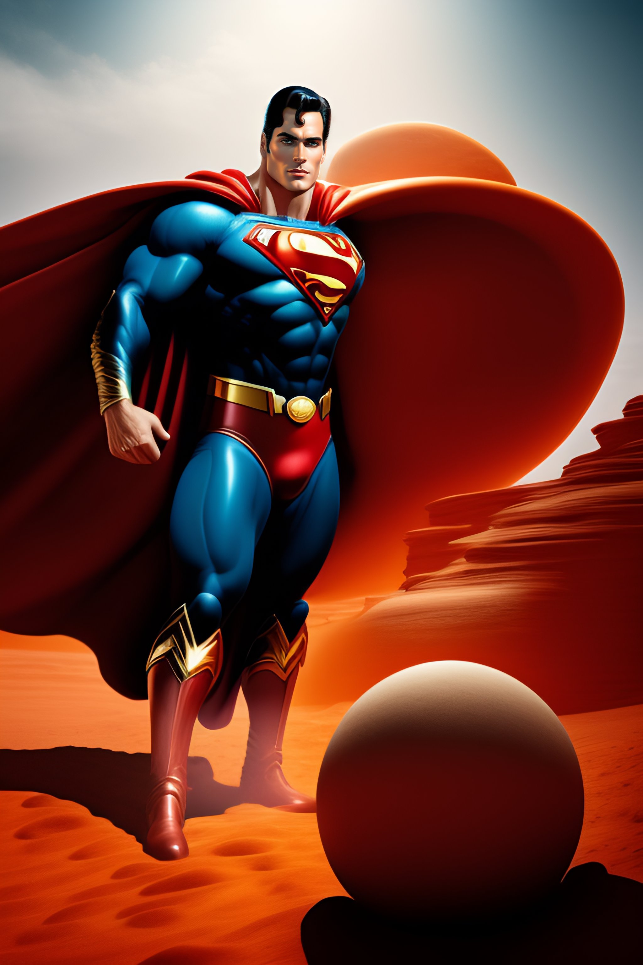 Lexica - Superman en marte