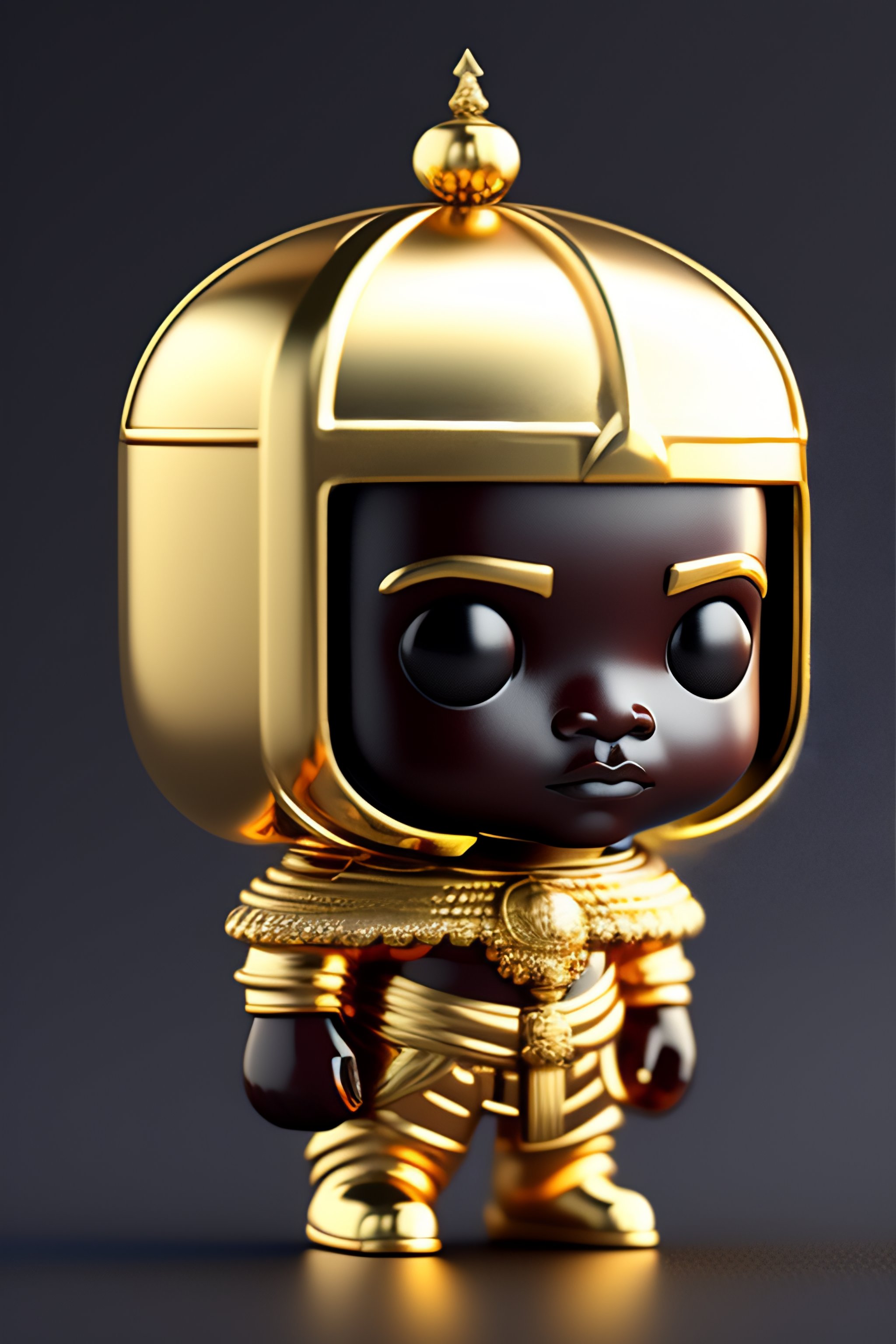 Lexica - Intricate portrait of 3d render of funko pop of mansa musa, 8k ...
