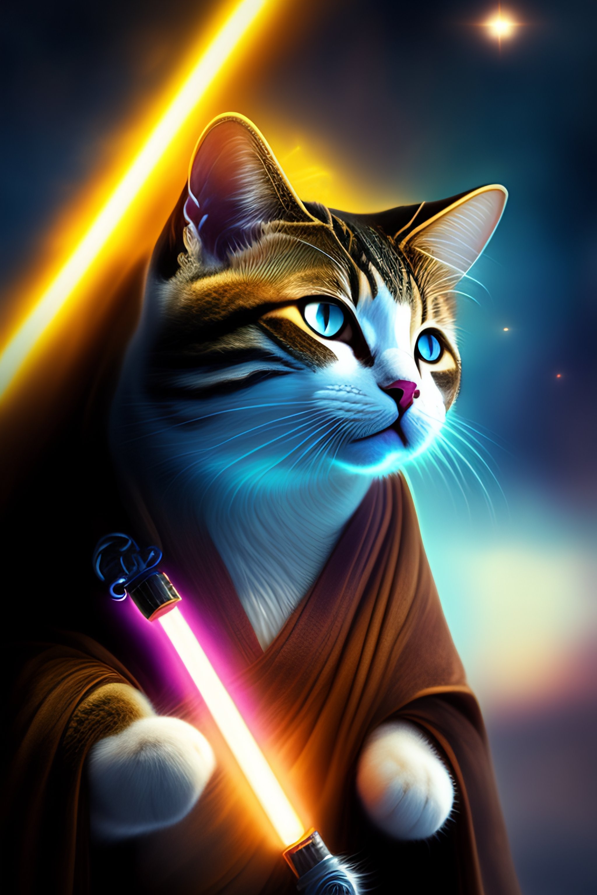 Lexica - The Jedi cat sci-fi