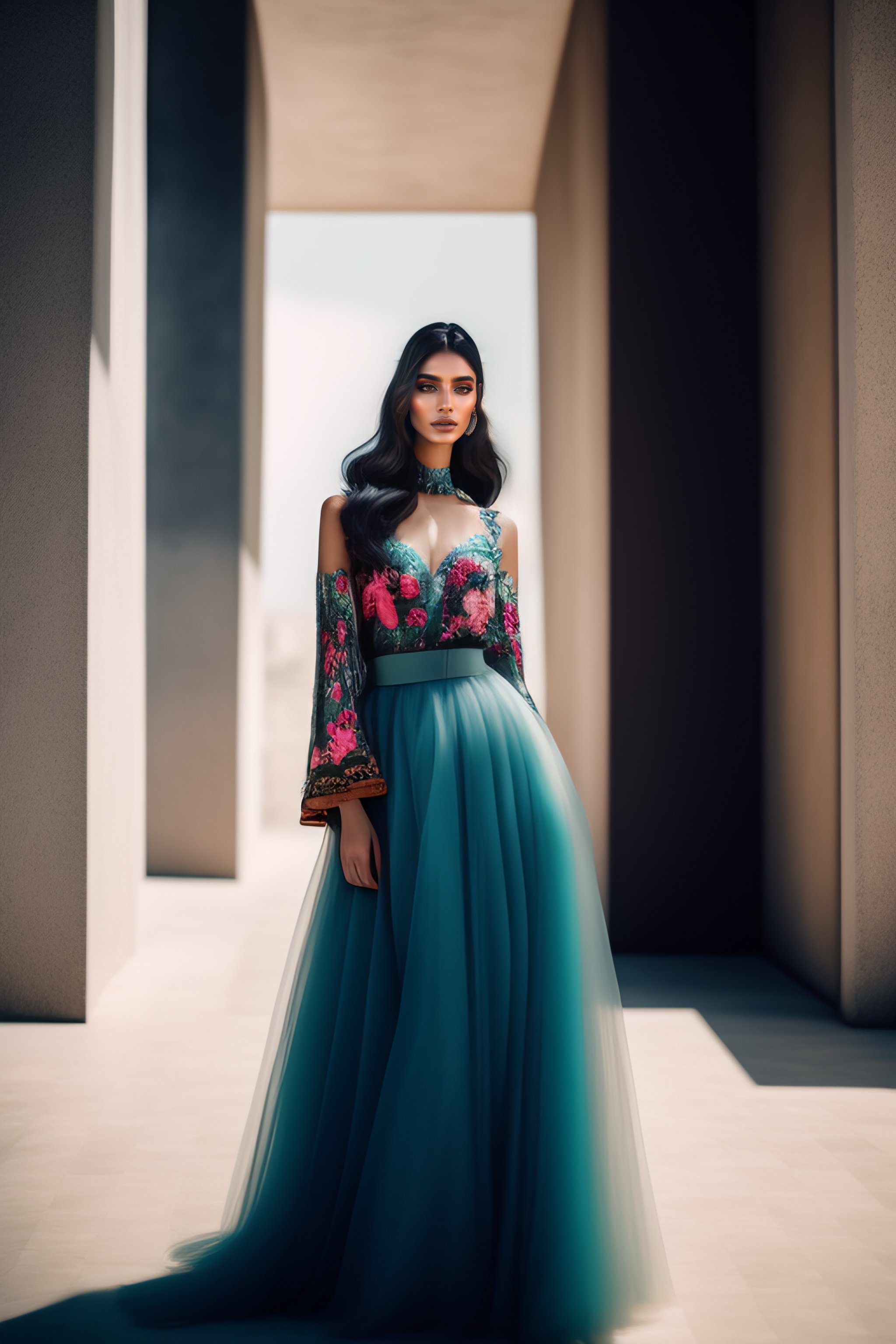 Lexica - Portrait of haute couture beautiful pakistani fashion model ...