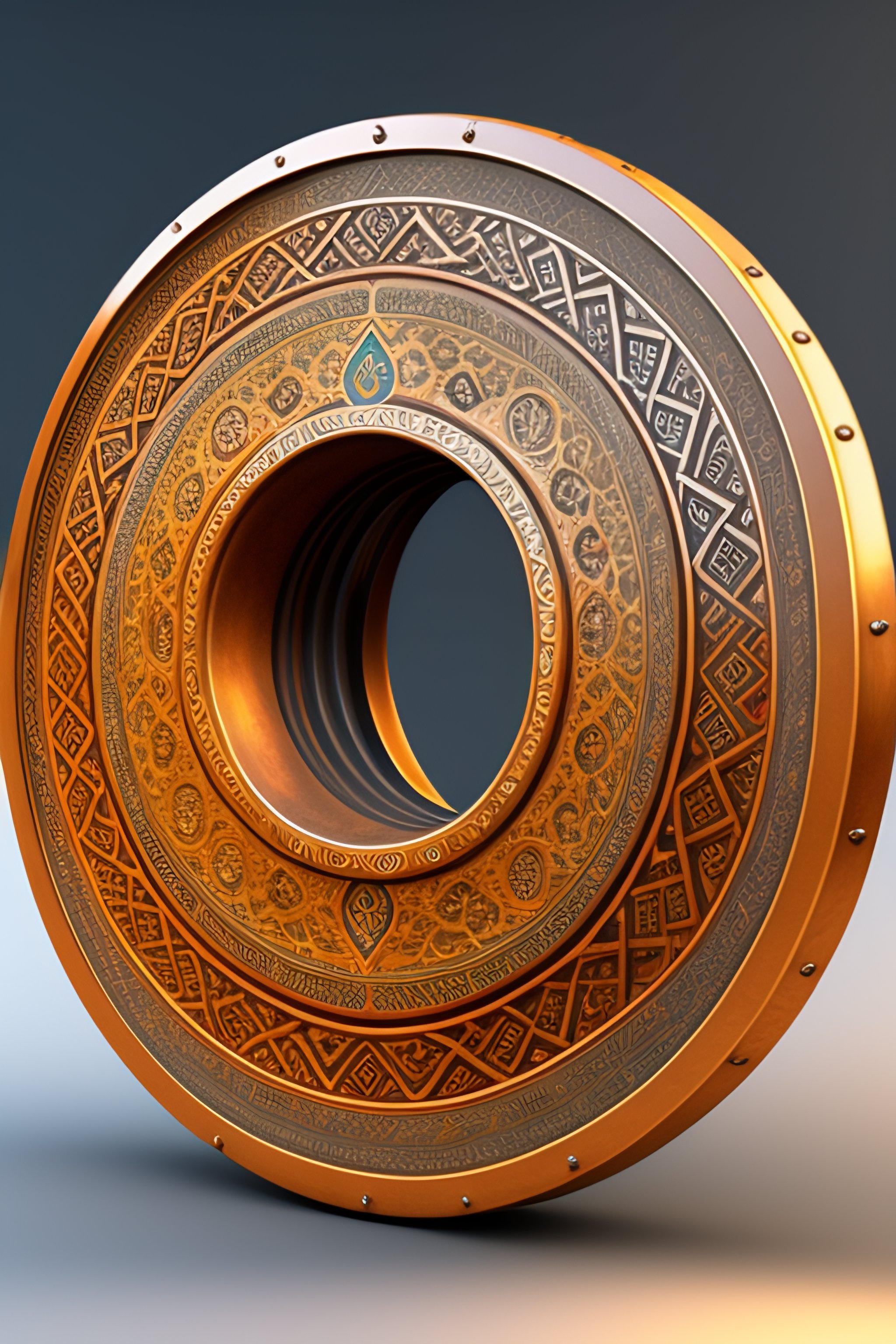 Lexica - Large circular ancient artefact with missing pieces. extremely ...