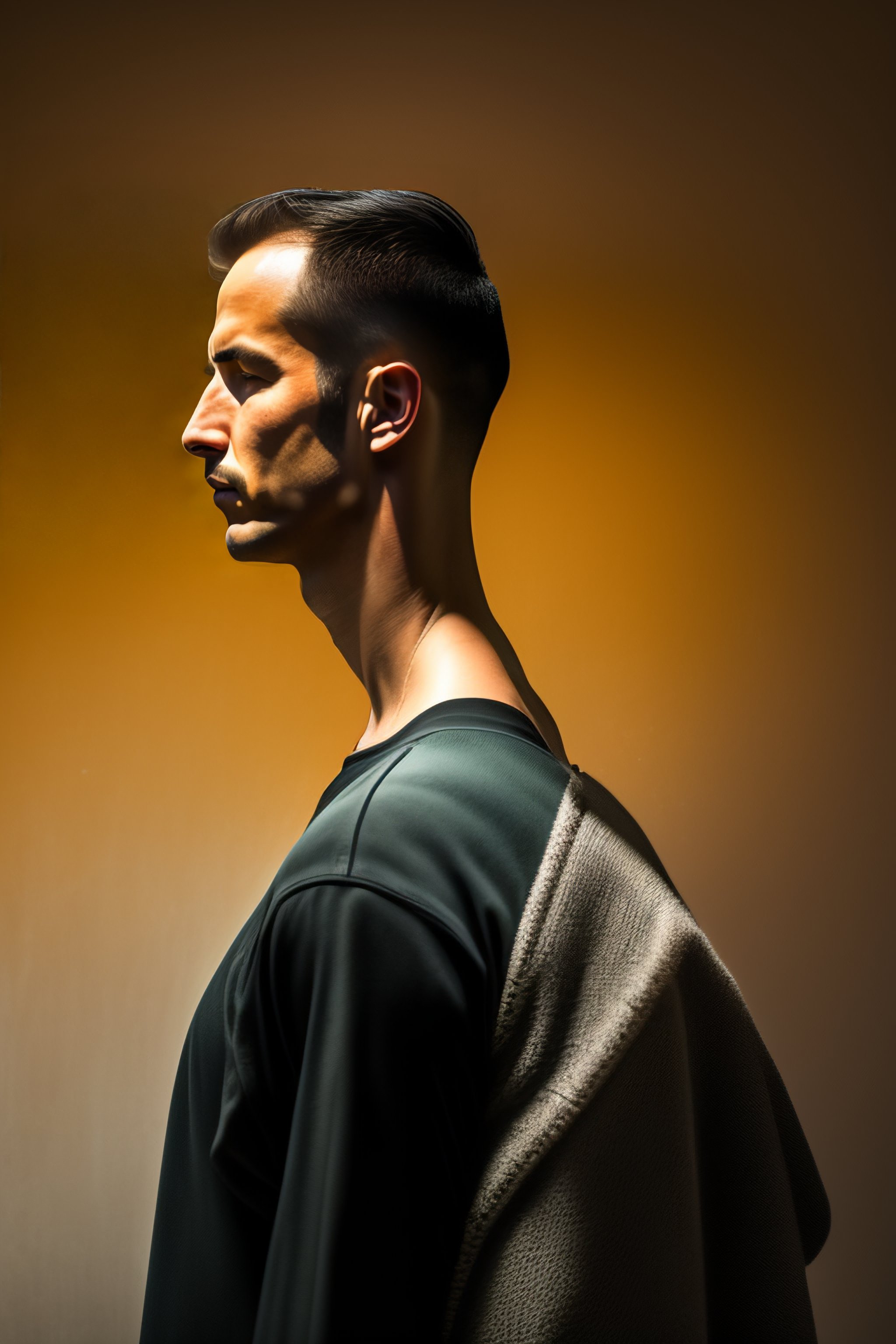 Lexica - Portrait of a headless man