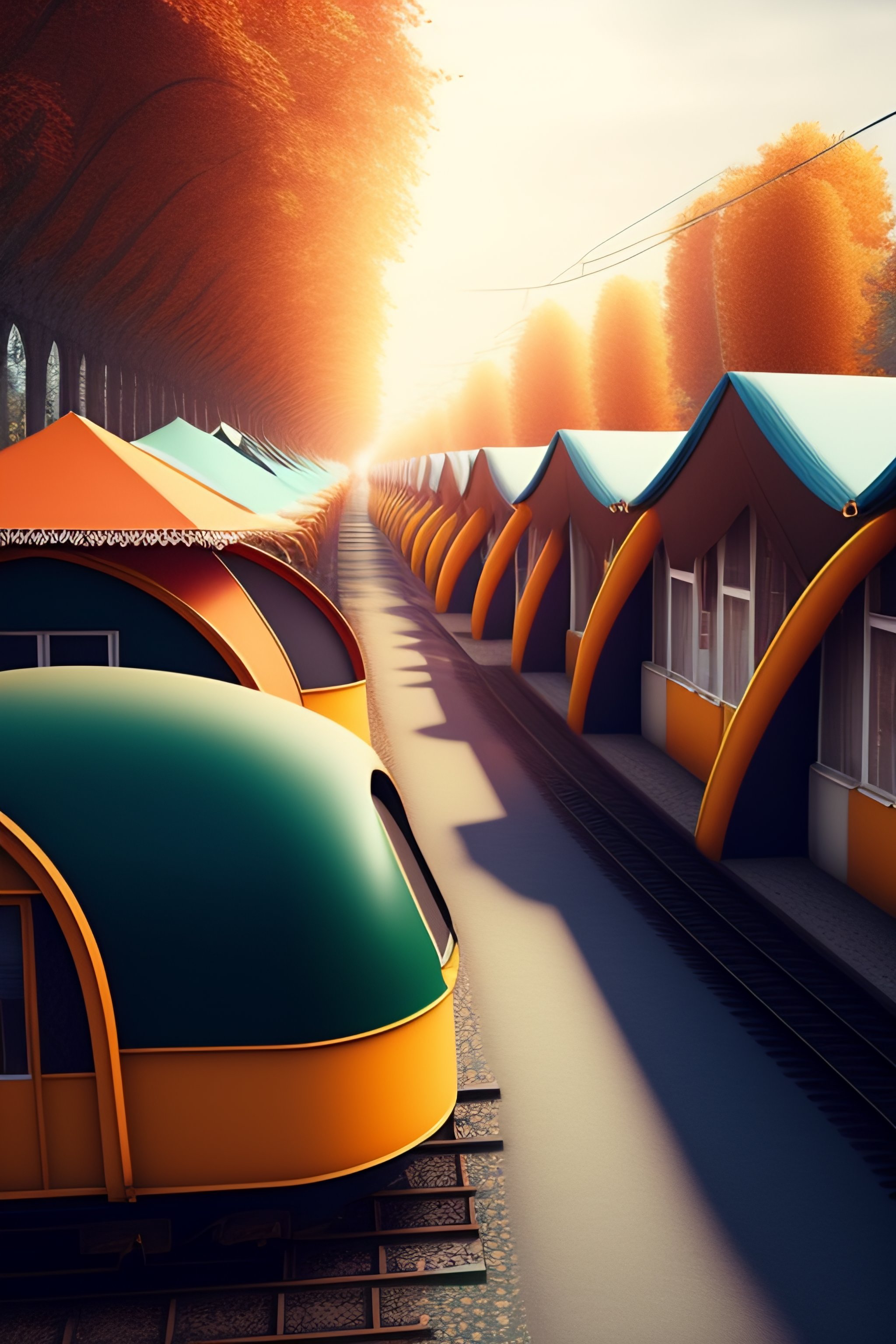 Lexica - A SMALL SOVIET TOWN NEAR THE TRAIN STATION, A CIRCULAR ROAD ...