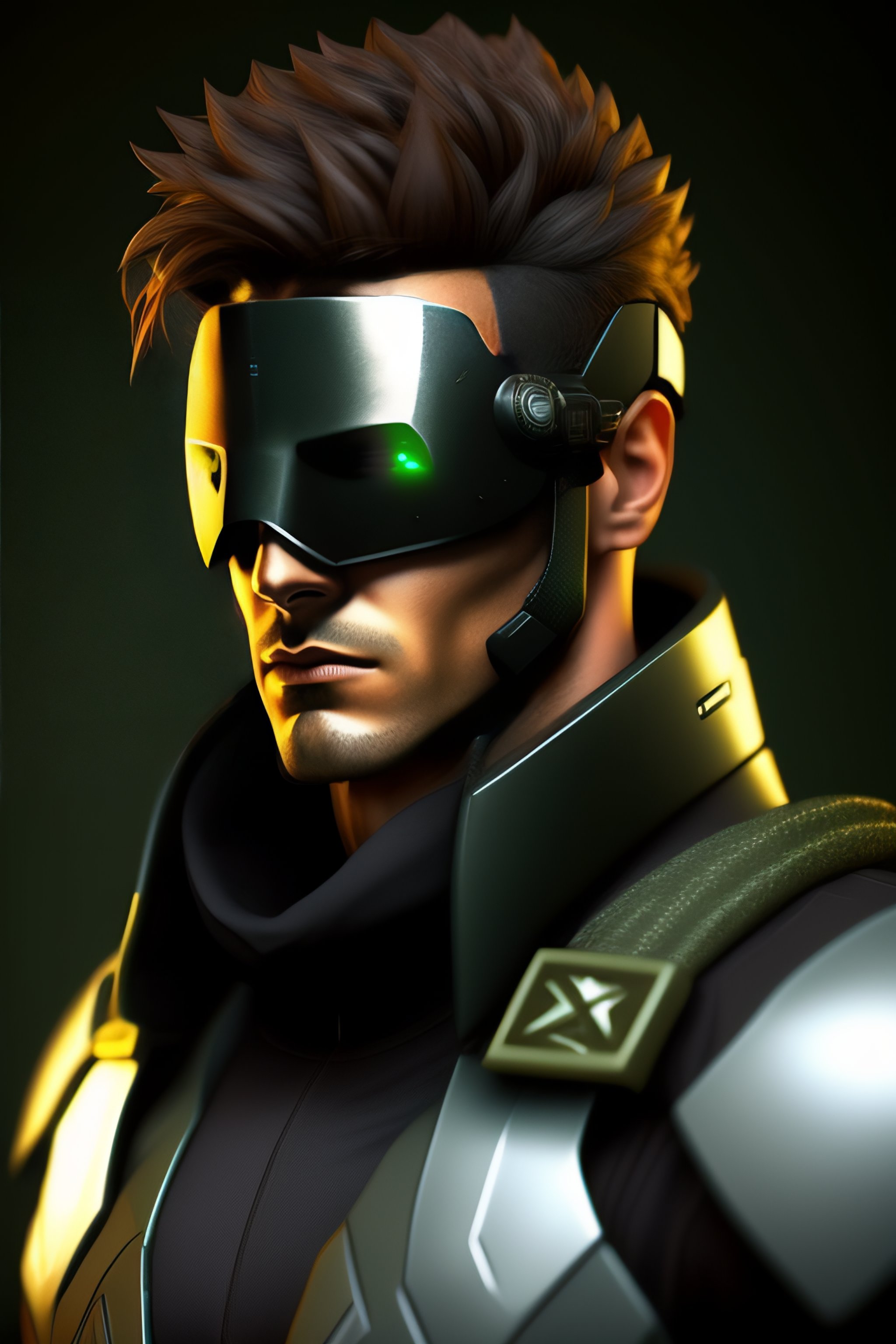 Lexica - Solid snake cyborg ,tech, suit, military ,sci-fi ,symmetry ...