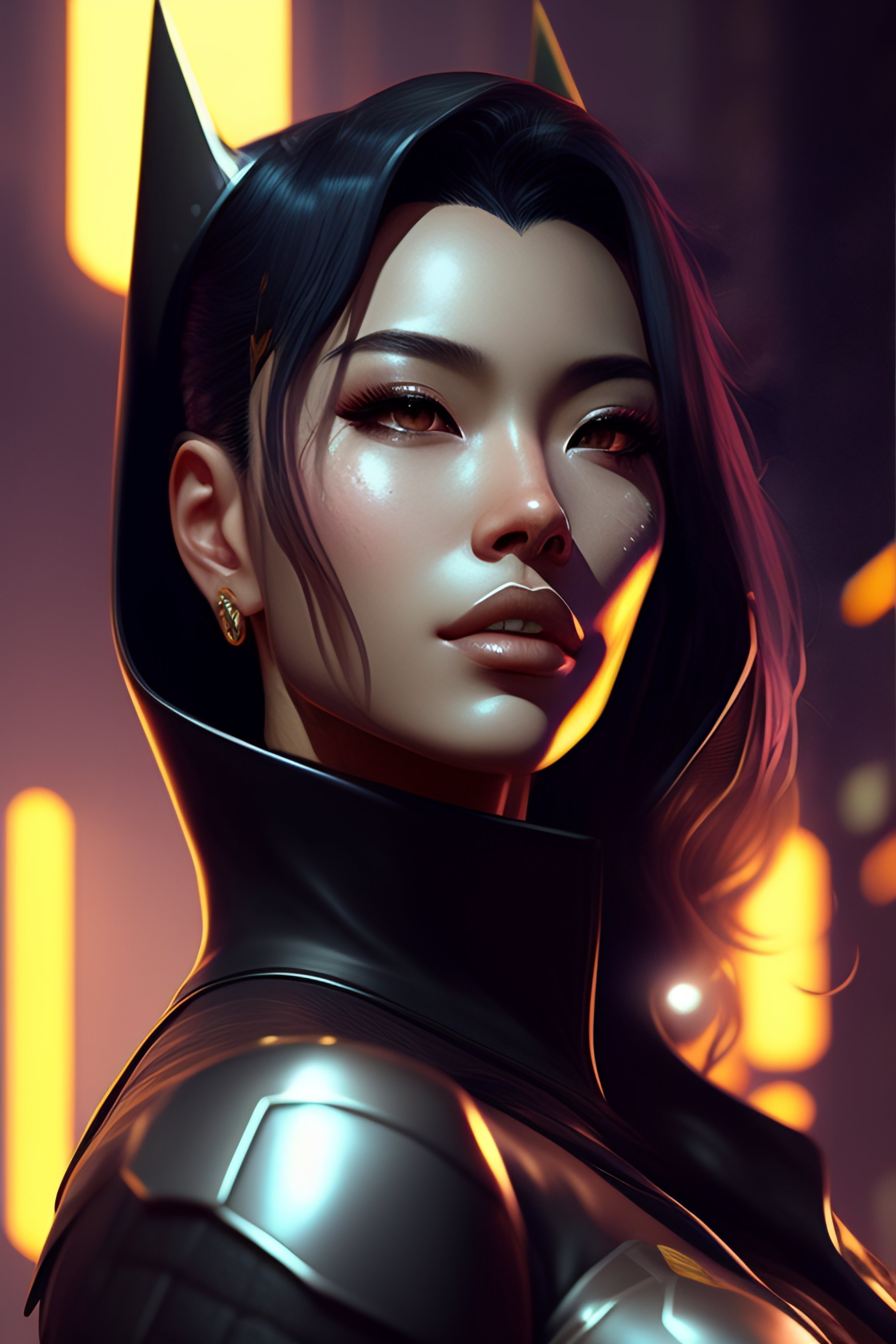 Lexica - Batman cyberpunk sharp details, sharp focus, elegant, highly ...