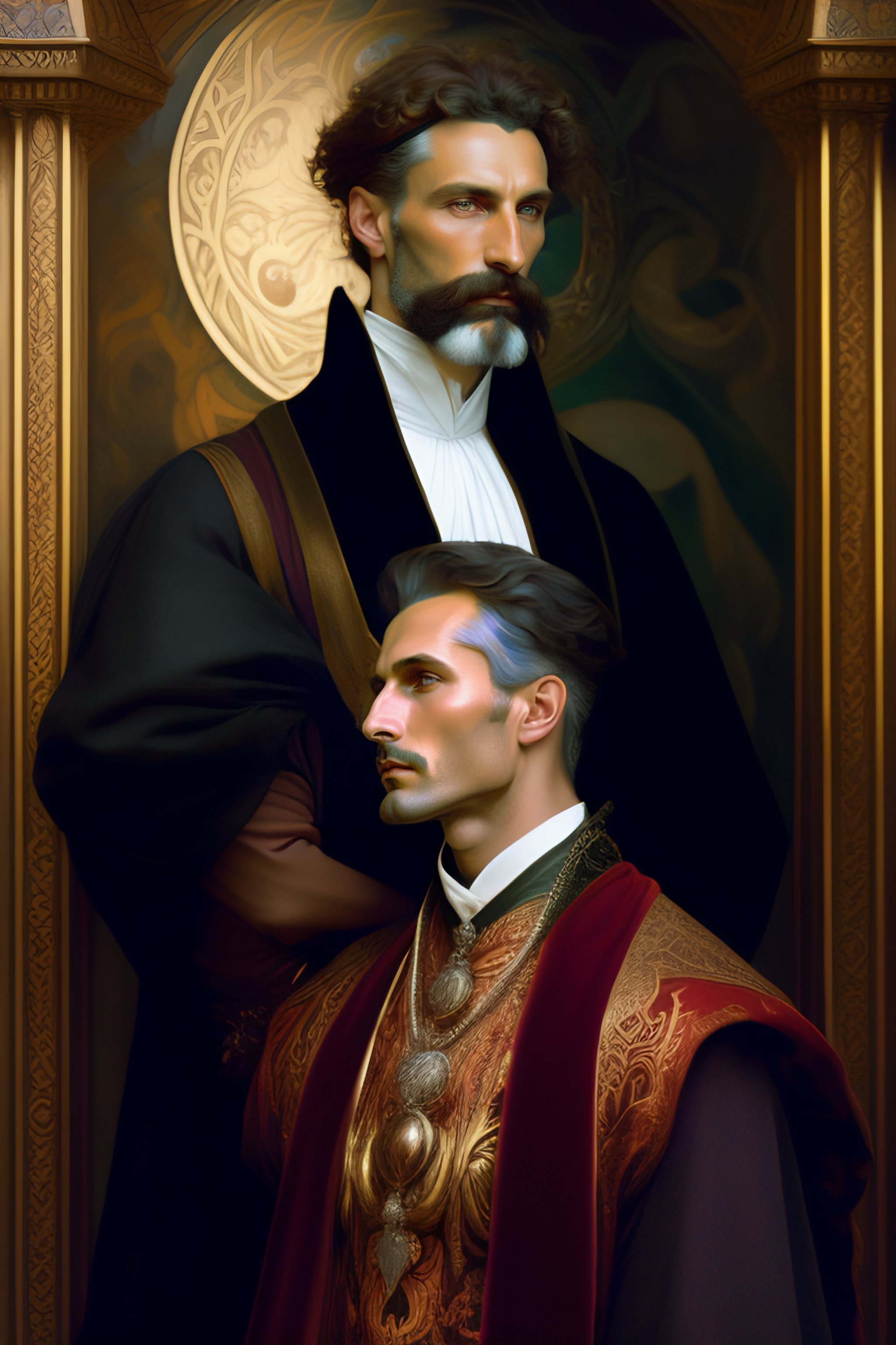 Lexica - Nerevar with a Scottish Deerhound, young, beautiful, atractive ...