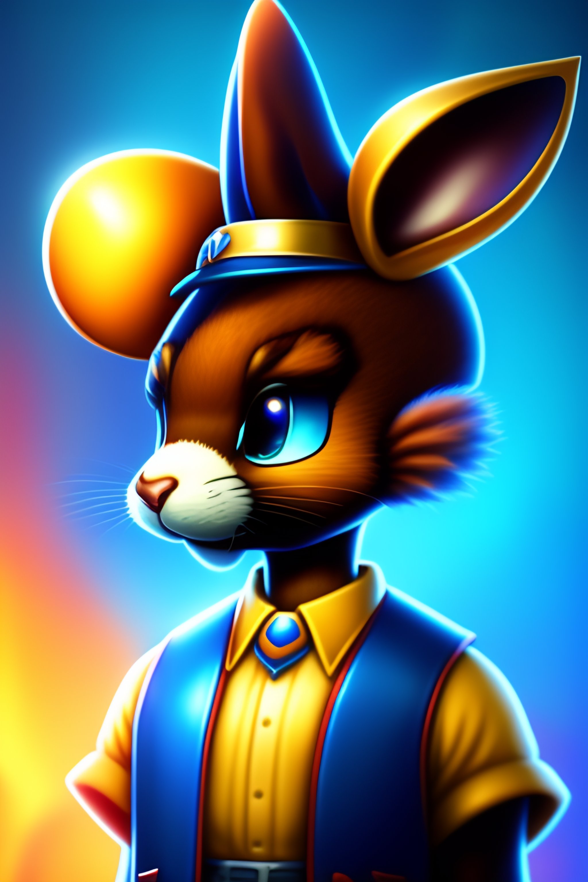 Lexica - High definition image of a new character for the game Jazz ...