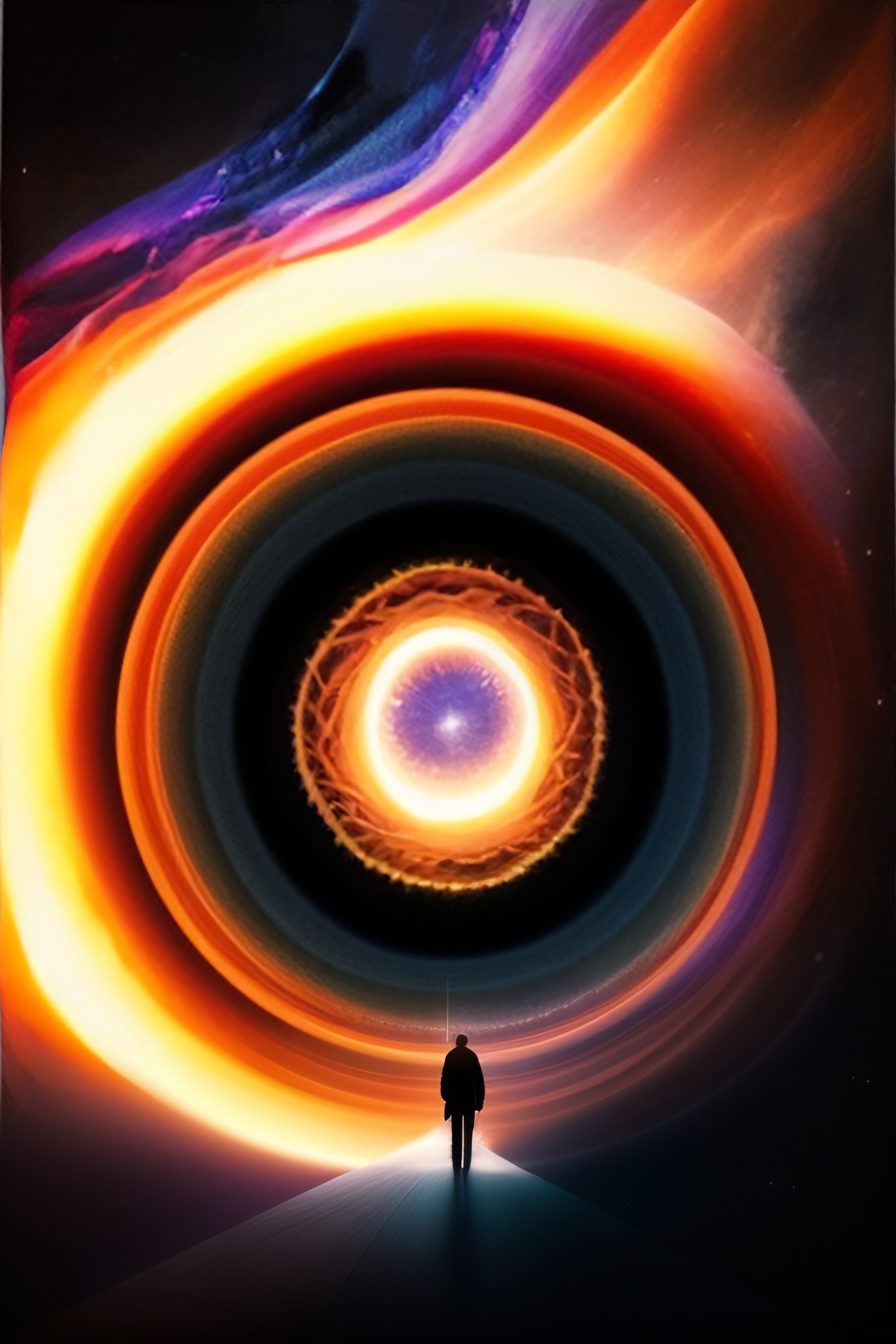 Lexica - The ethereal body transforms into an infinite soul circling in ...