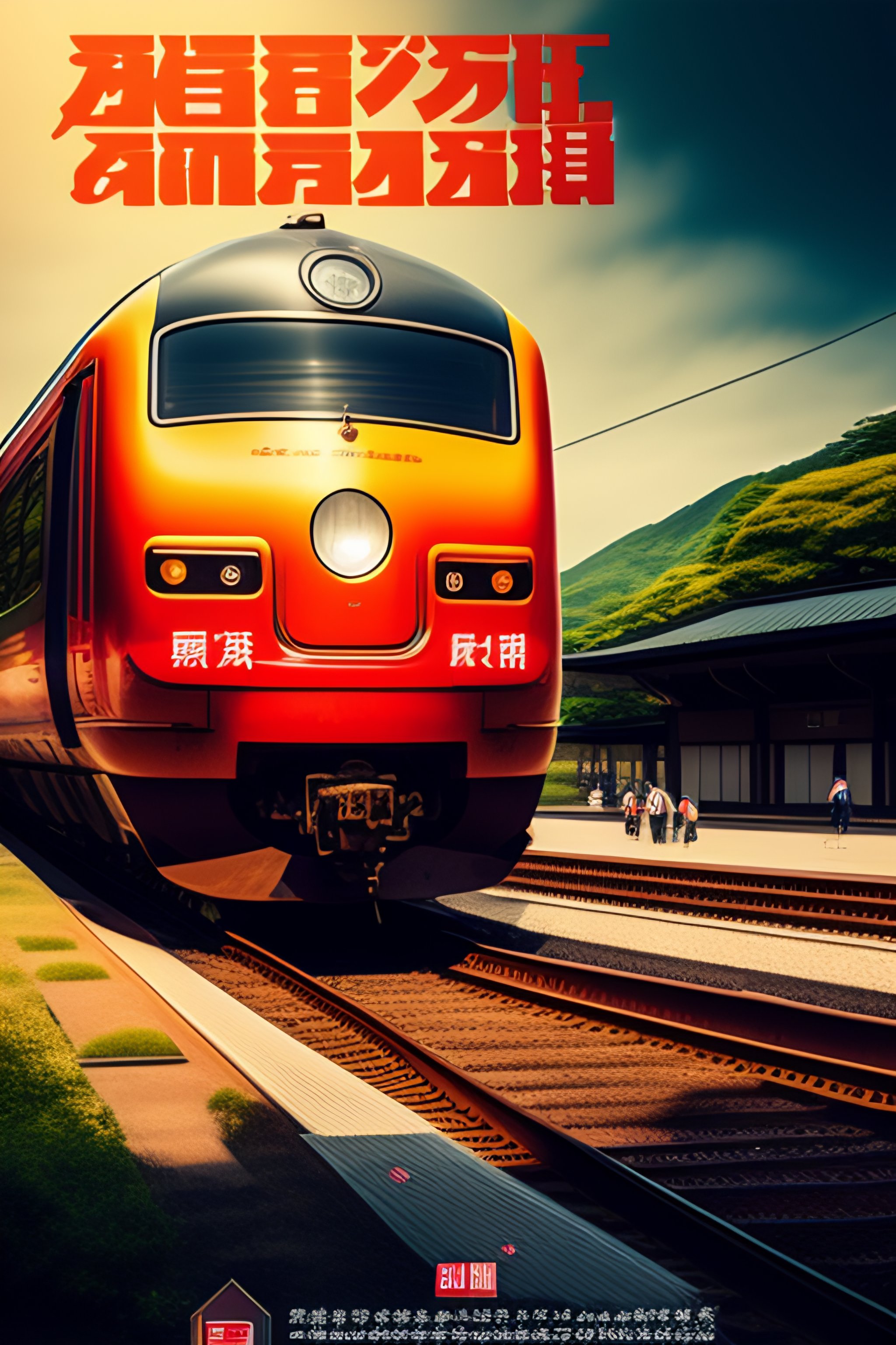 Lexica - Japan east rail poster