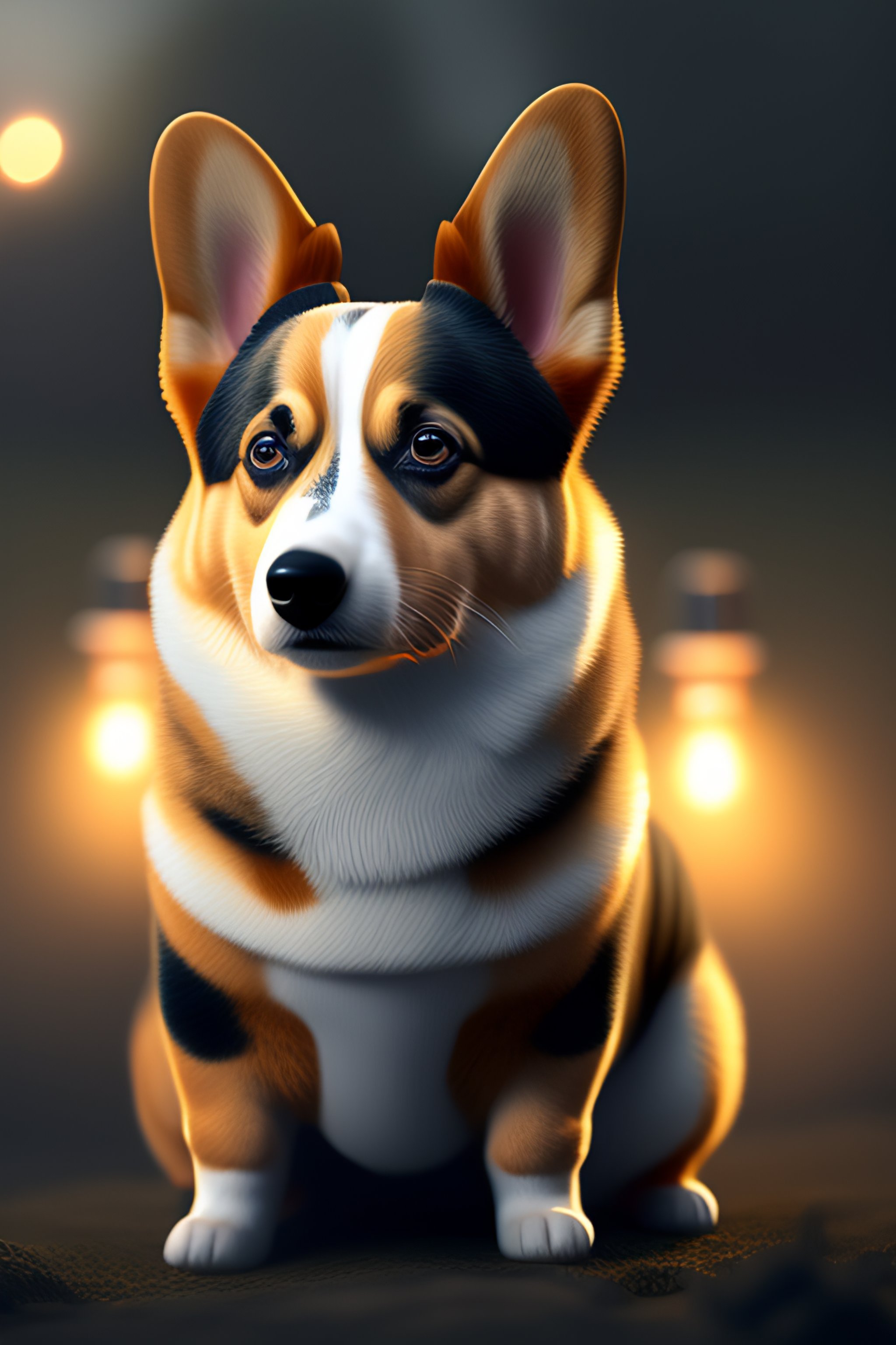Lexica - An exhausted pepe the corgi at the frontlines in the army at ...