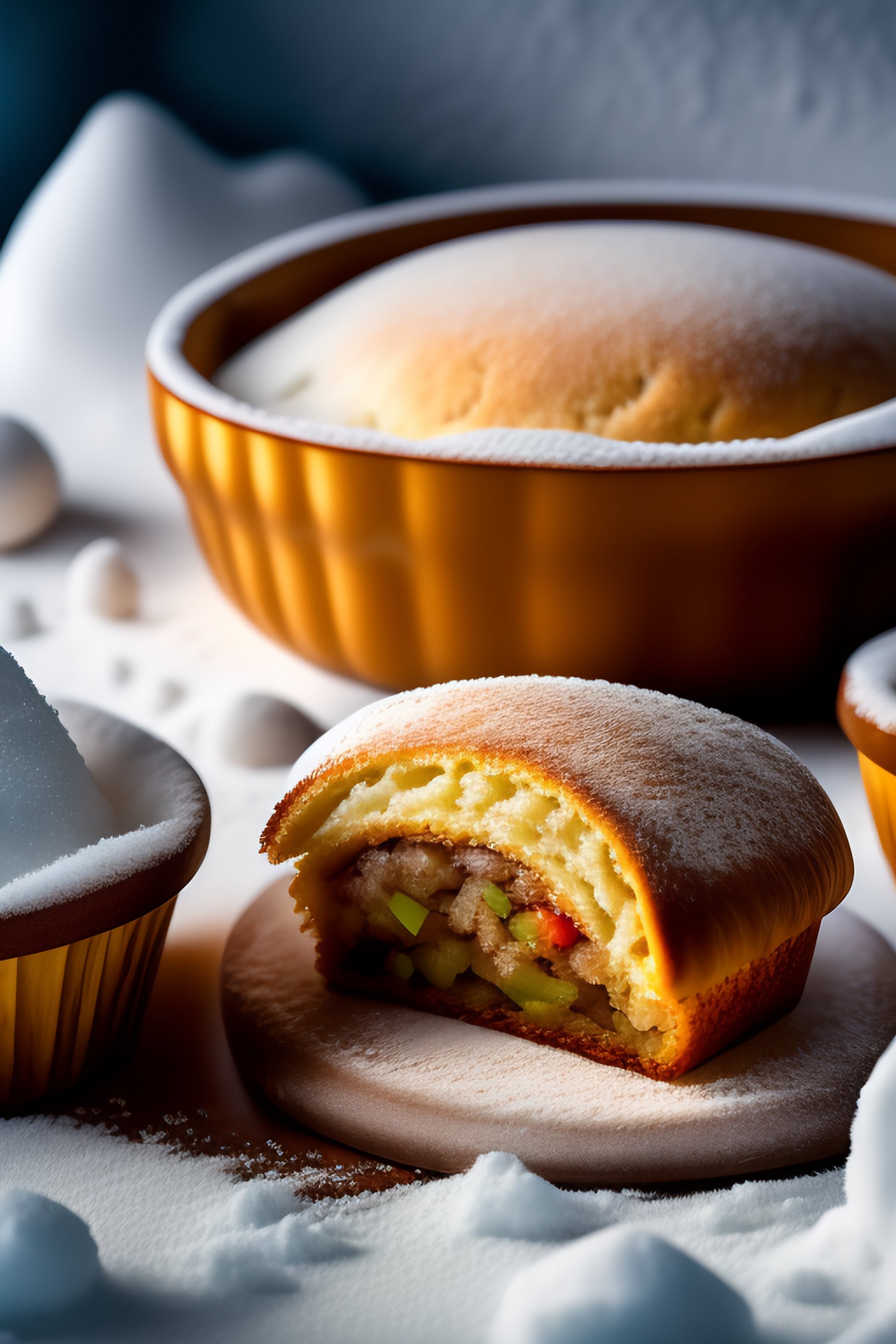 Lexica - Slovenian potica in traditional baking mould, nut roll covered ...