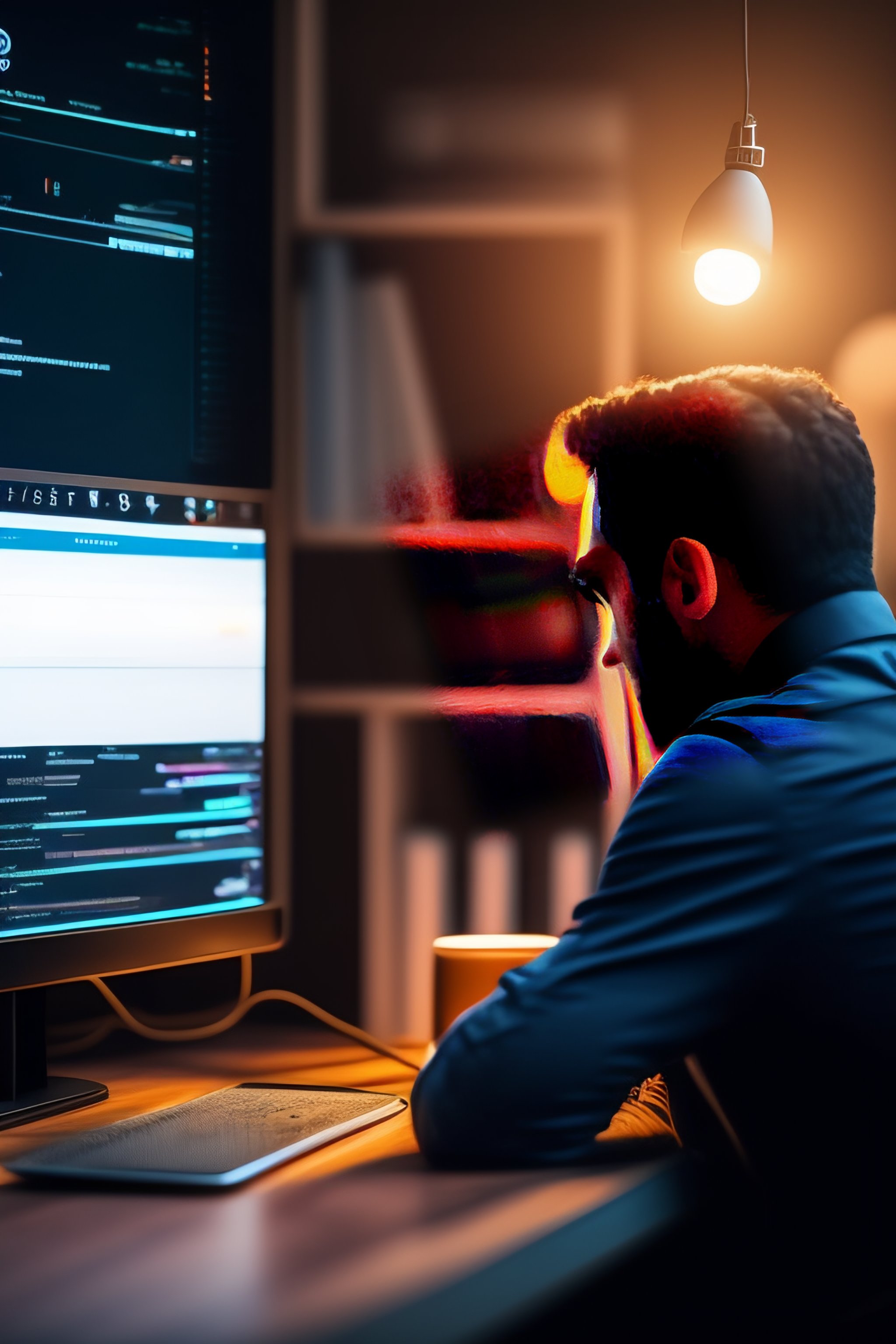 Lexica - Show me a picture of a lazy programmer