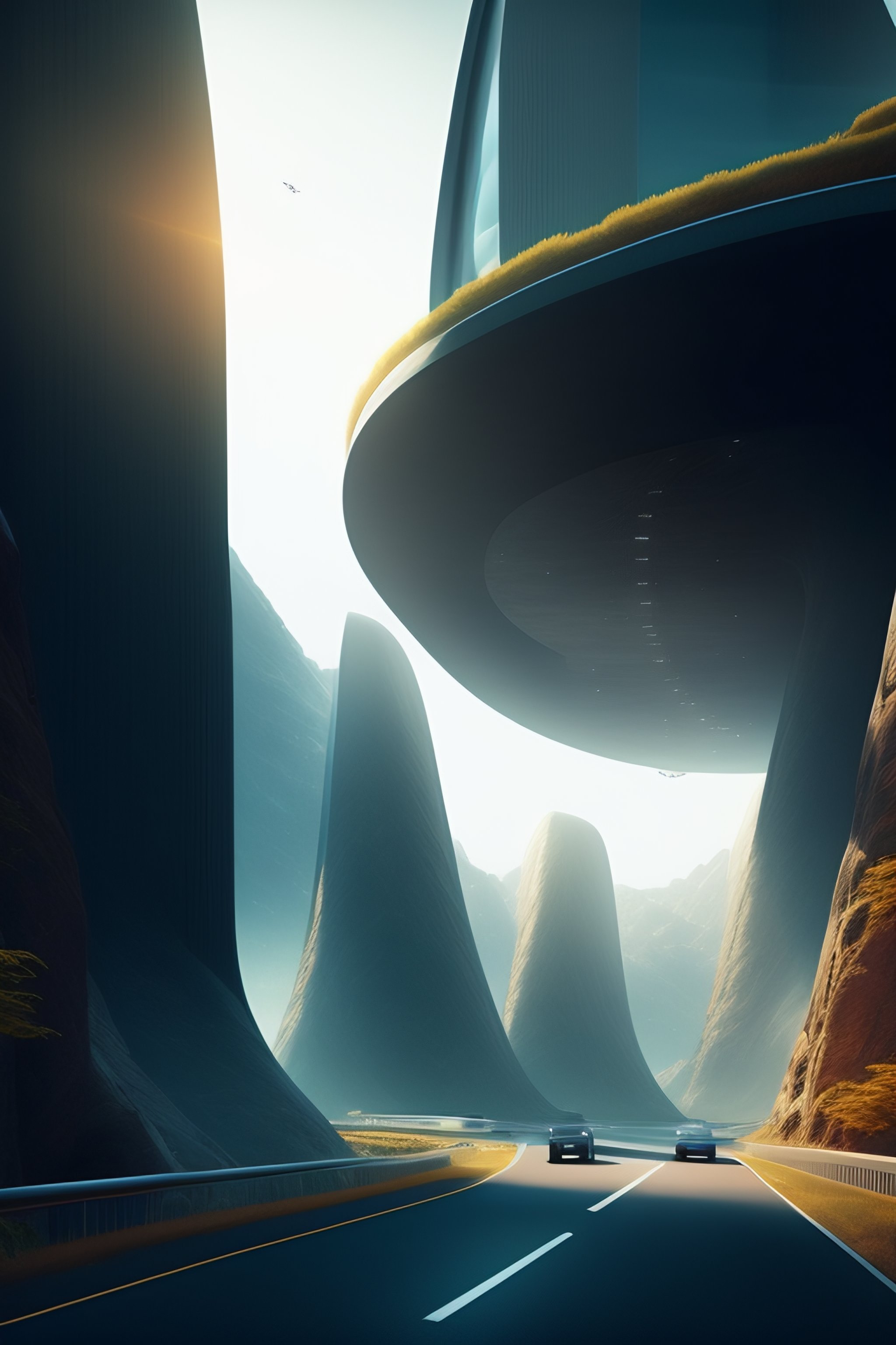 Lexica - New architecture that becomes popular in 2050 with a highway ...