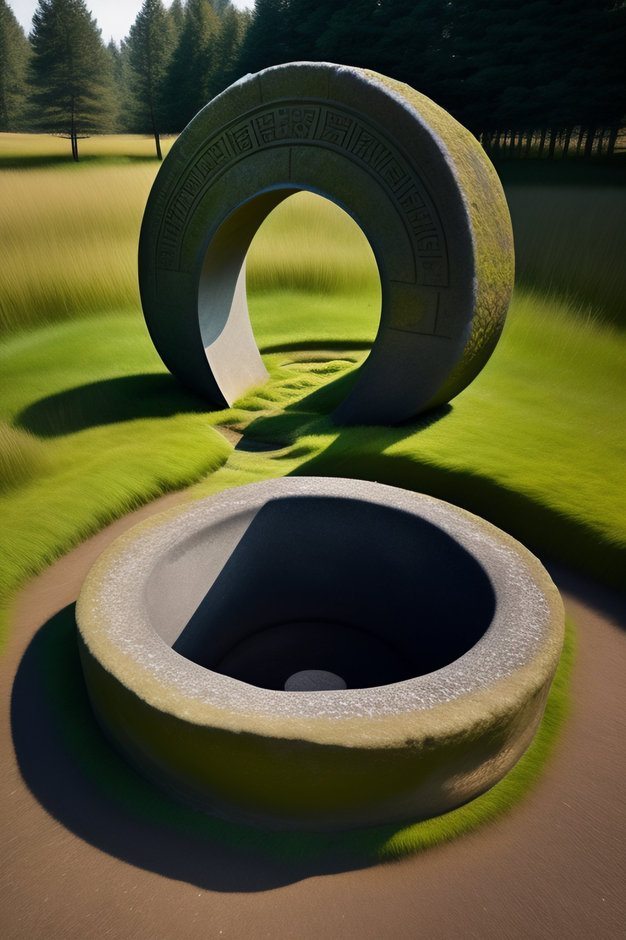 Lexica - A circle with a runestone in the center is a black funnel