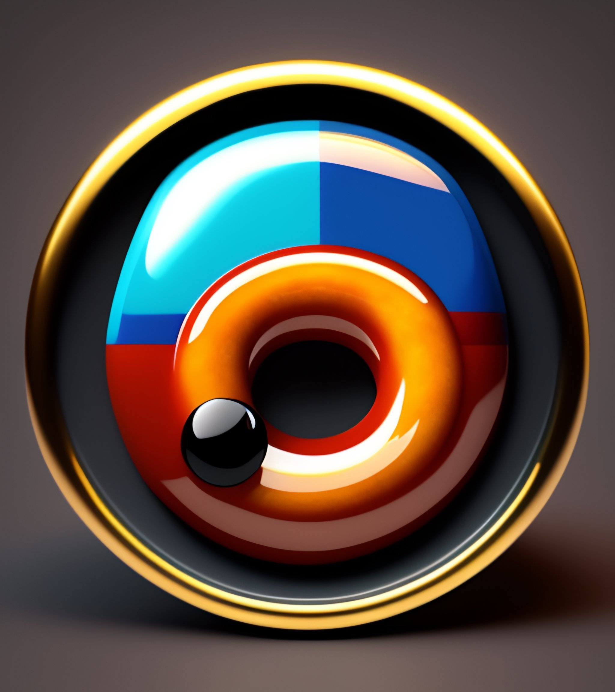 Lexica - A sausage party, cartoon discord server logo, 2d