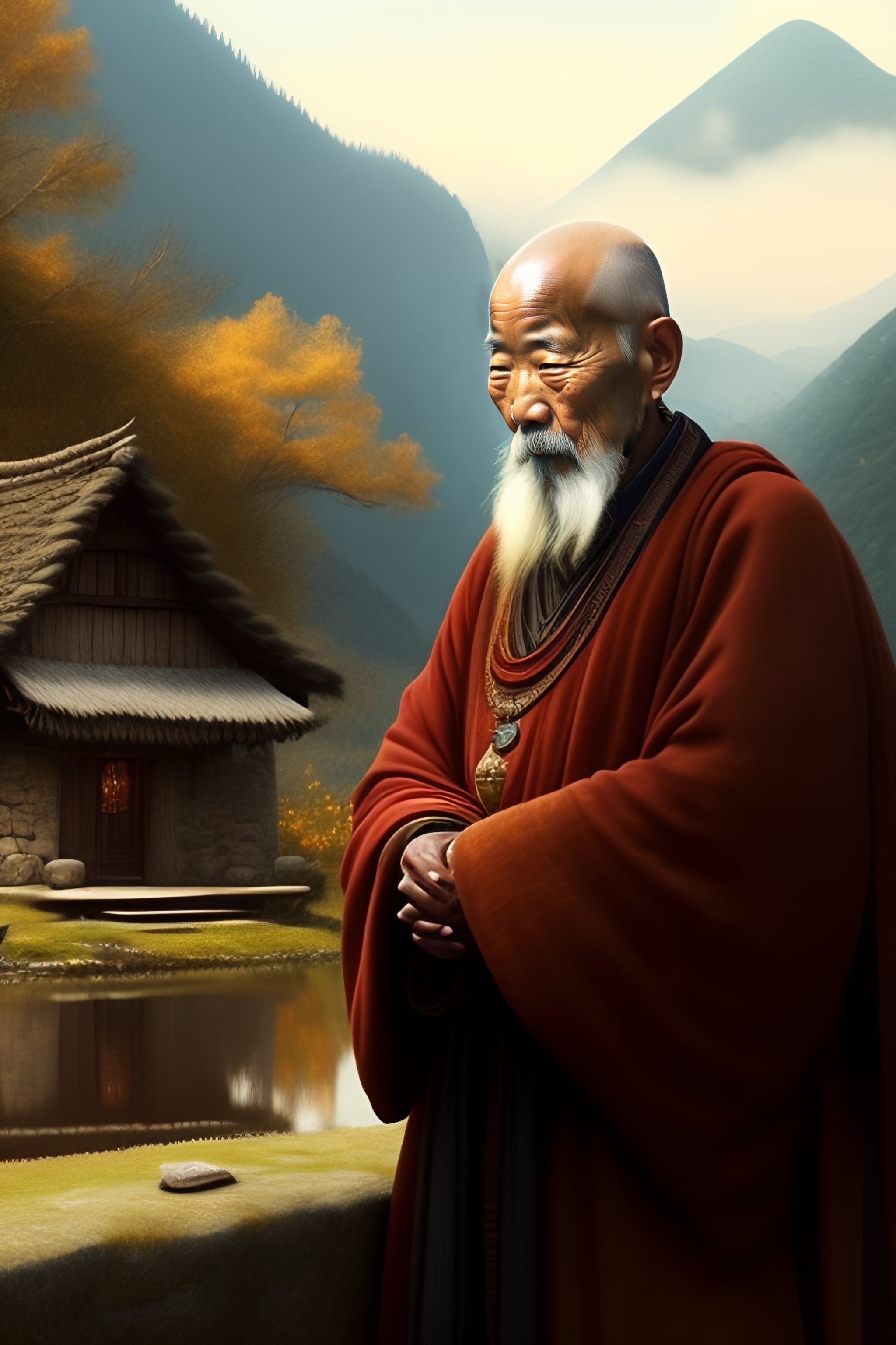 Lexica - Once upon a time, in a small village nestled in the mountains ...