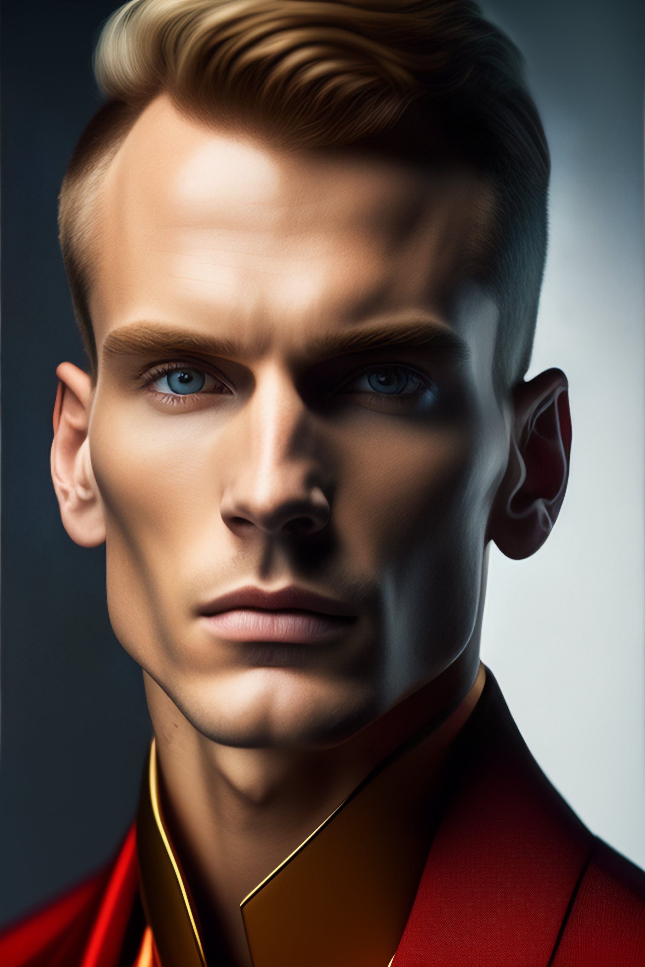 Lexica - Beautiful studio photograph of colorful portrait photography ...