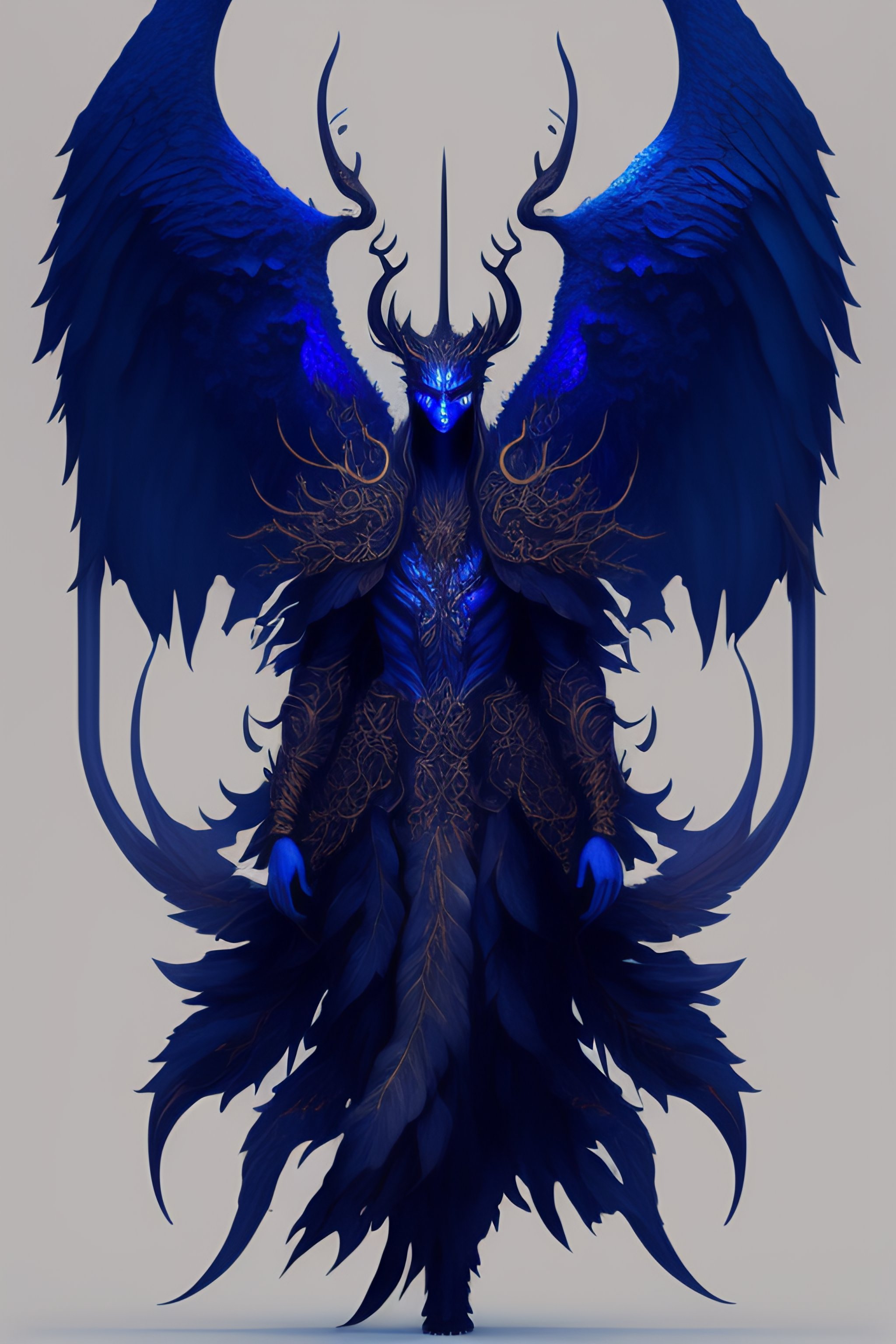 Lexica - Fullbody creature concept demon of pride looks like a ...