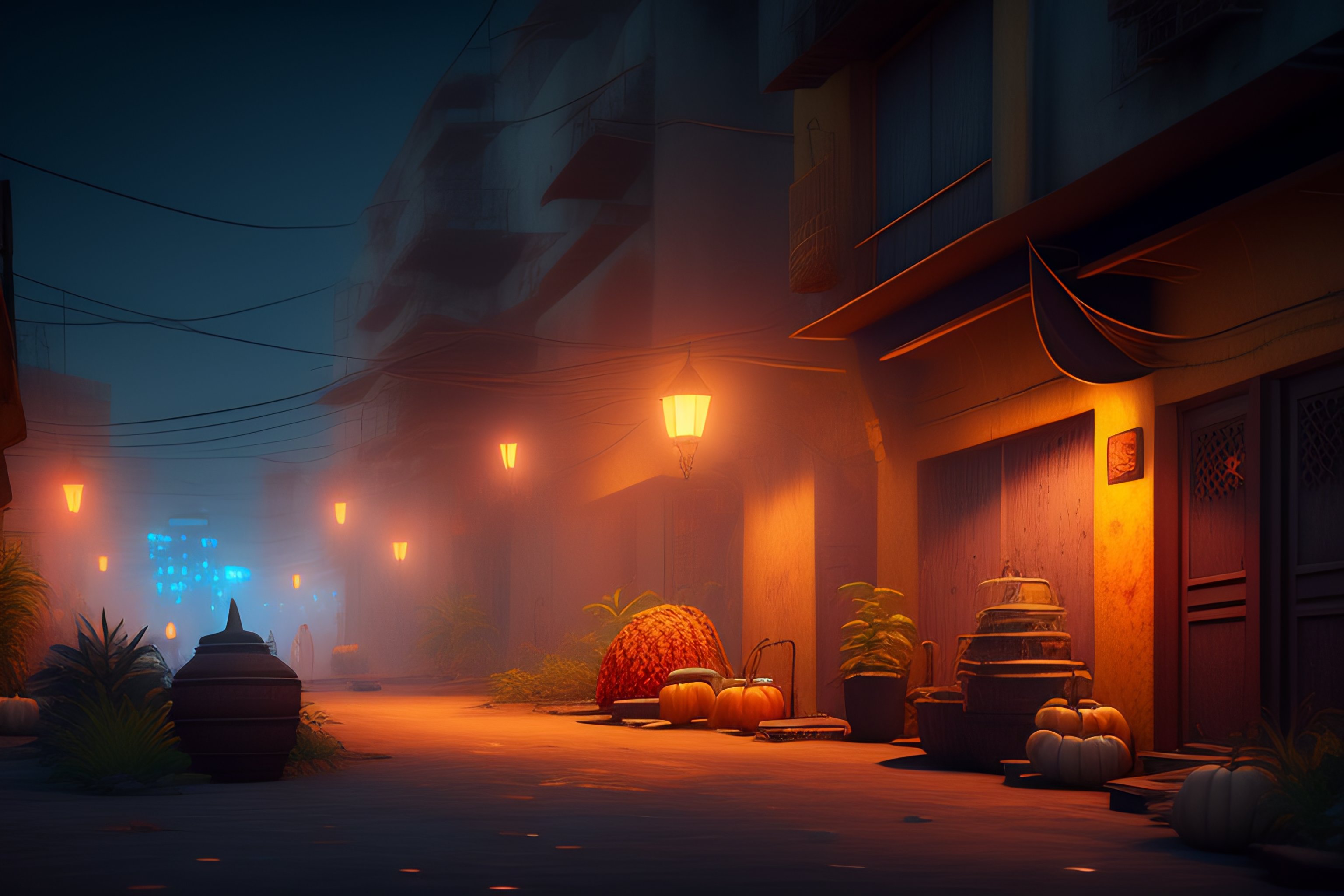 Lexica - Creature spooky scary disgusting slums in Rio de Janeiro adam ...